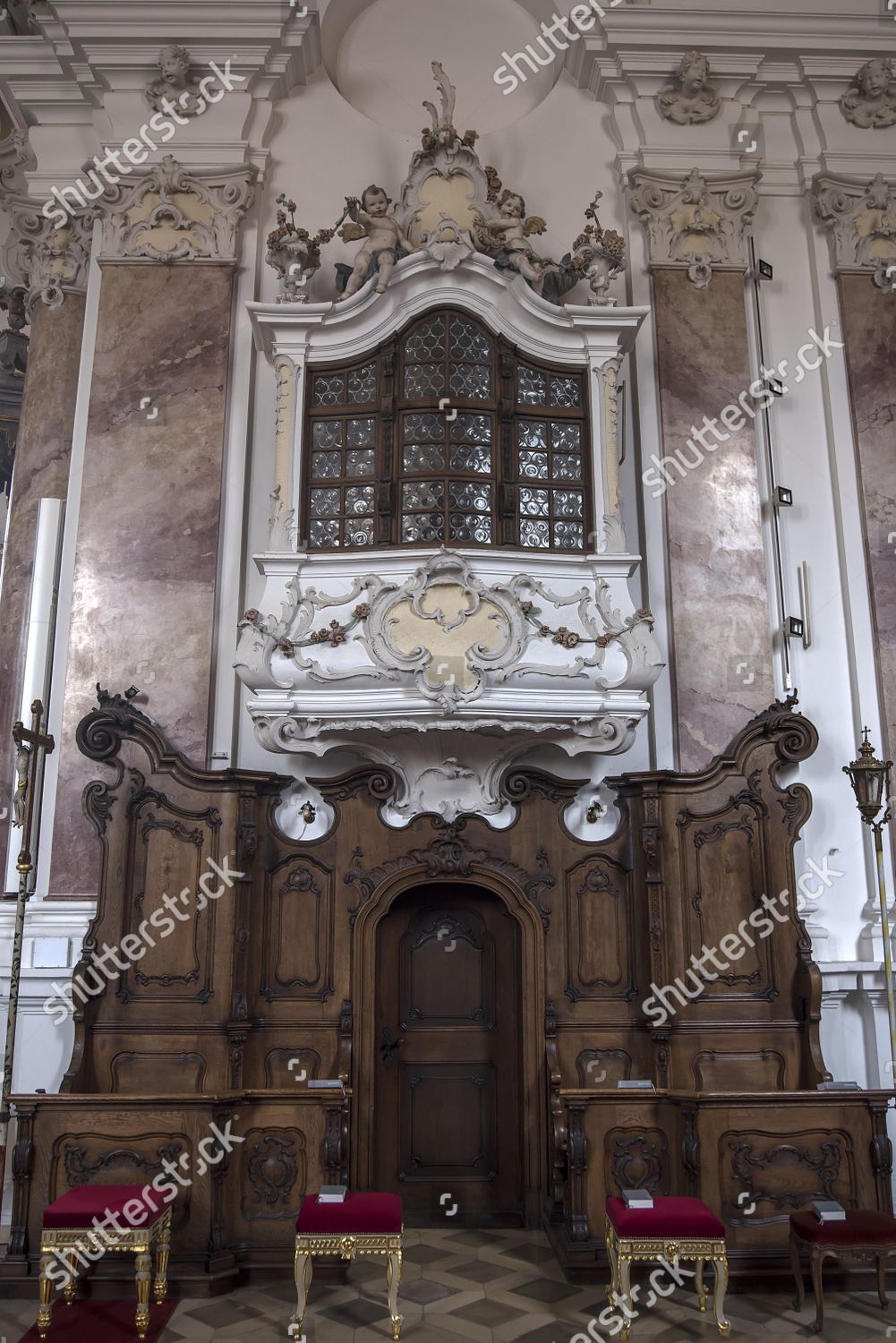 Patronage Box Baroque Church St Andrew Editorial Stock Photo - Stock ...