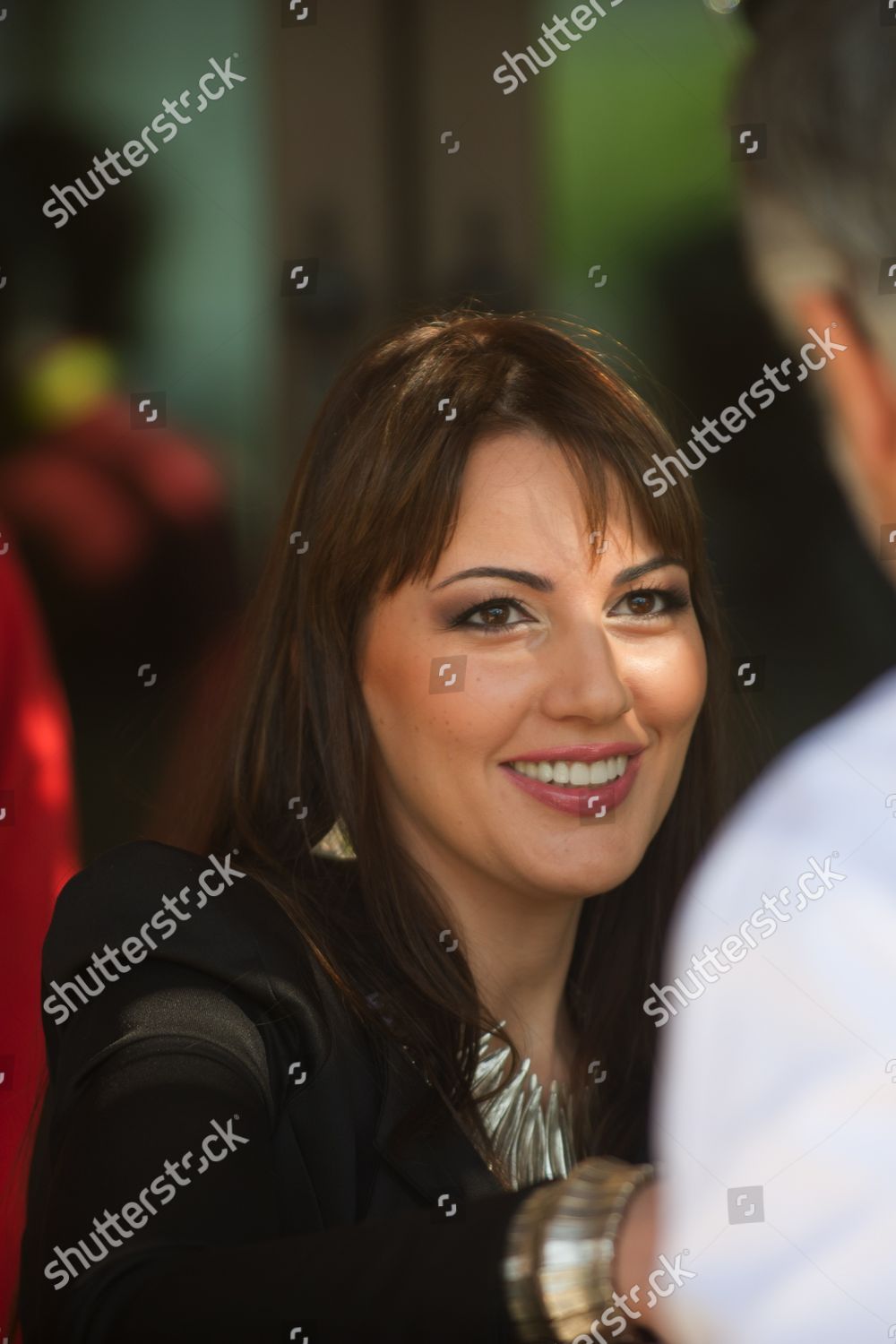 Lebanese Actress Darine Hamze Poses Photocall Editorial Stock Photo ...