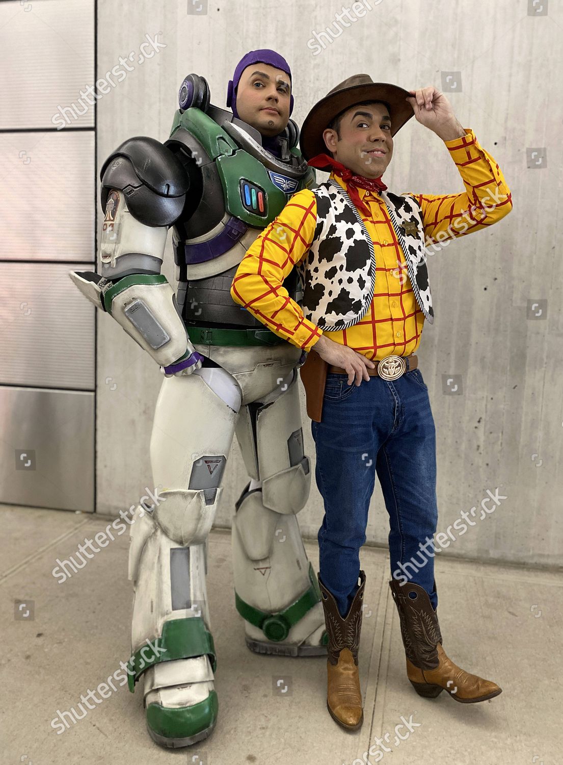 Buzz Lightyear Woody Toy Story Cosplayers Editorial Stock Photo - Stock ...