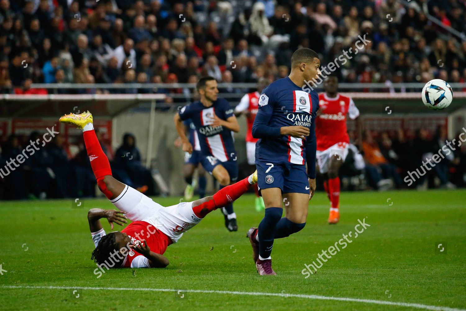 Psgs Forward Kylian Mbappe Lives Ball Editorial Stock Photo - Stock ...