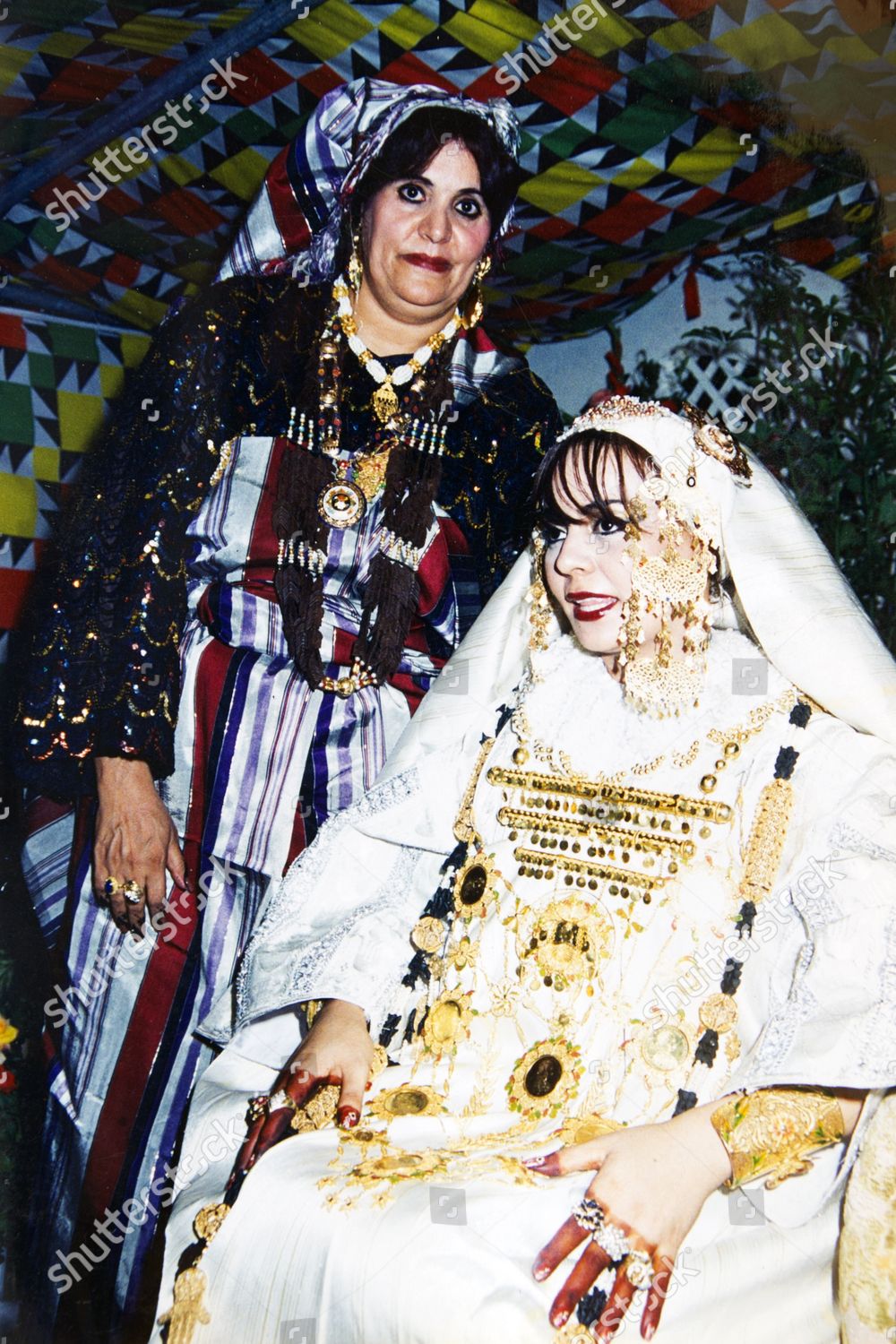 Undated Photo Muammar Gaddafis Wife Safiya Redaktionelles Stockfoto ...