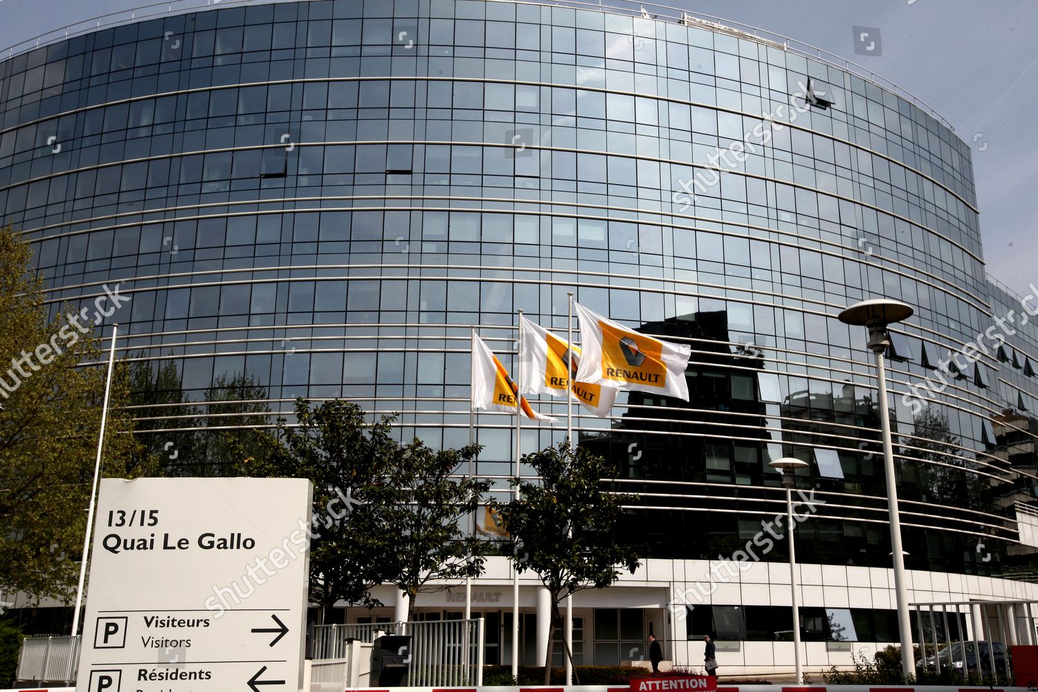 Atmosphere Front Headquarters Renault During Examination Editorial ...