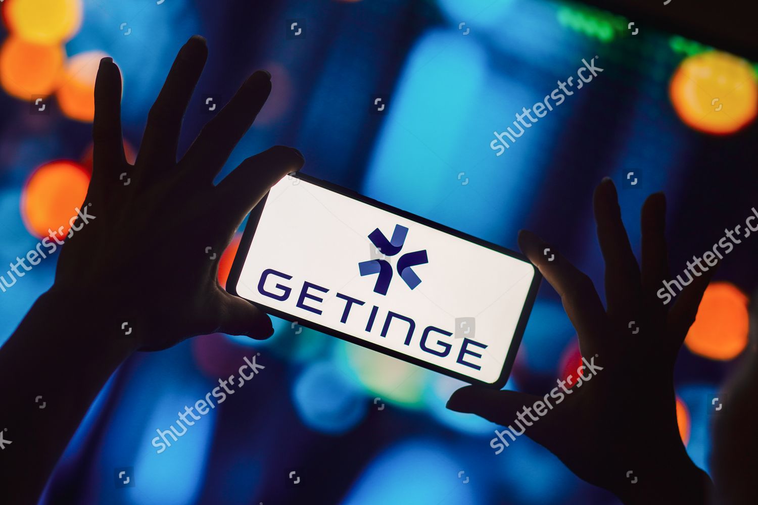 This Photo Illustration Getinge Group Logo Editorial Stock Photo ...