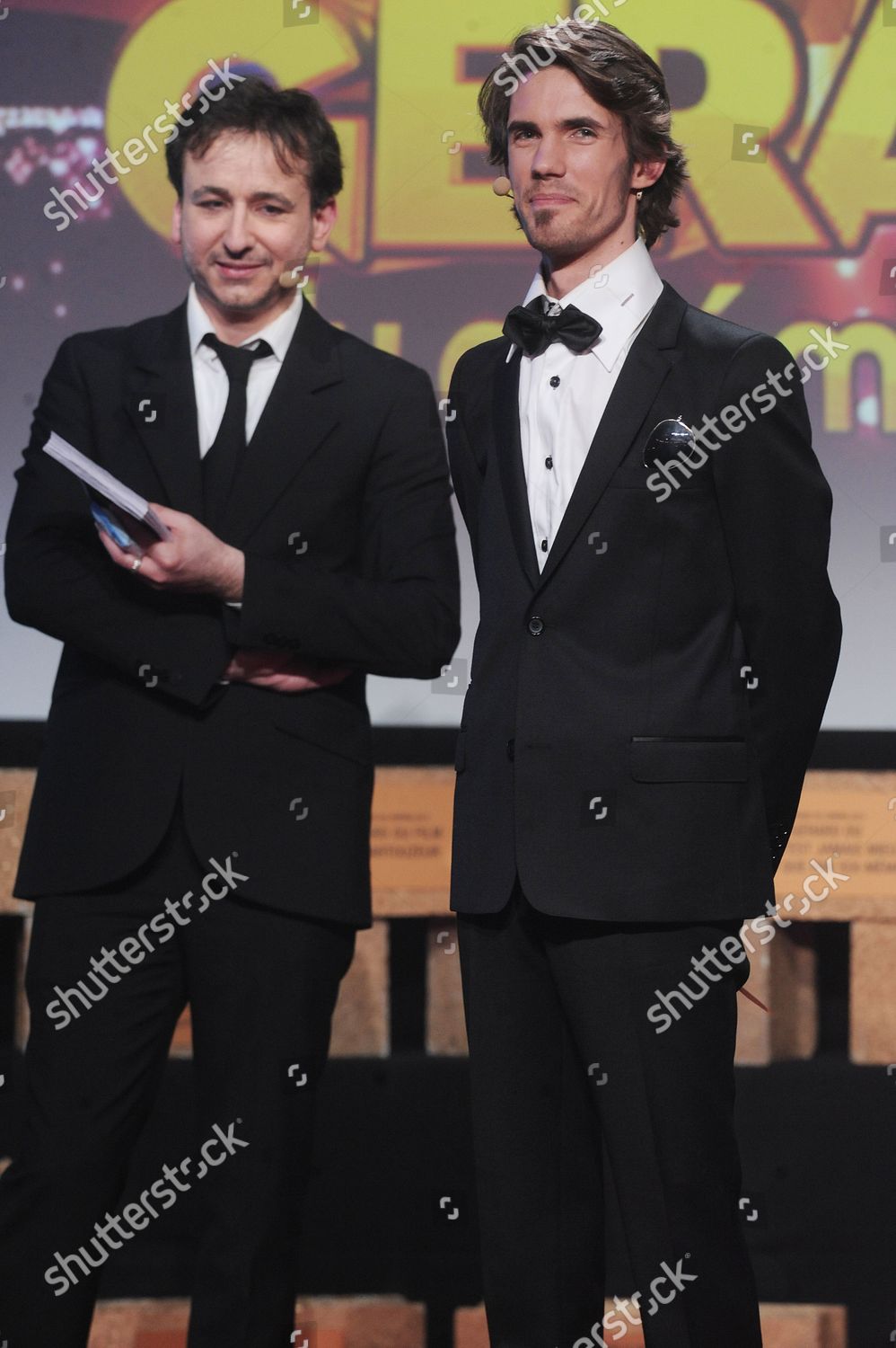 Tv Presenters Frederic Royer L Arnaud Editorial Stock Photo - Stock ...