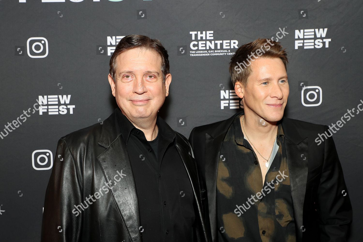 Jeff Bisch Stepfather Dustin Lance Black Editorial Stock Photo - Stock ...