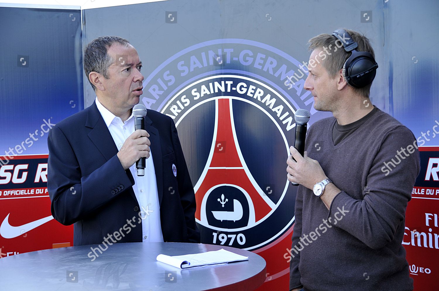 Paris Saintgermain Psg Football Team President Editorial Stock Photo ...