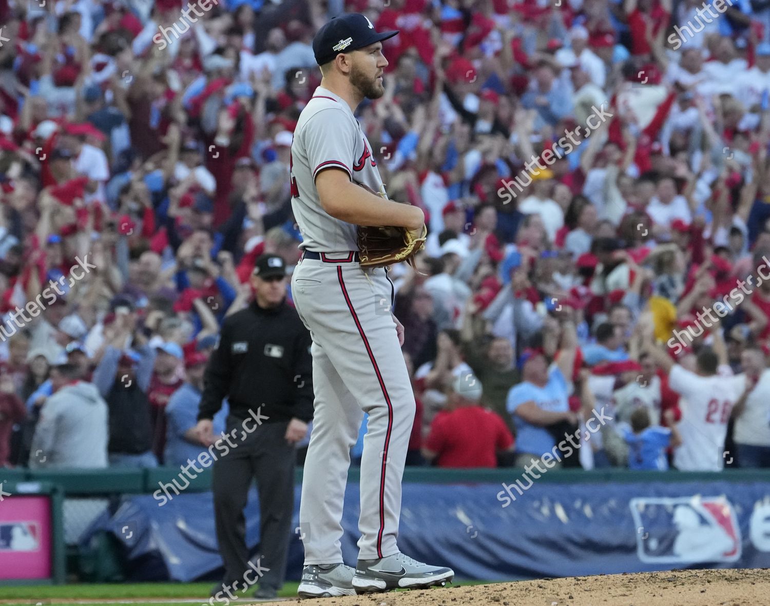 Atlanta Braves Pitcher Dylan Lee Reacts Editorial Stock Photo - Stock ...