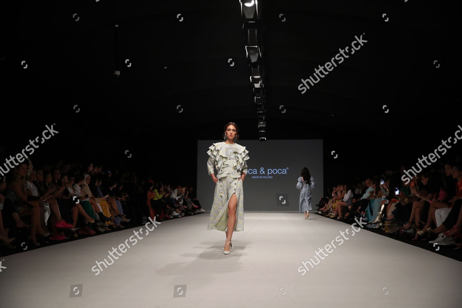 Model Presents Creation Collection Poca Poca Editorial Stock Photo ...