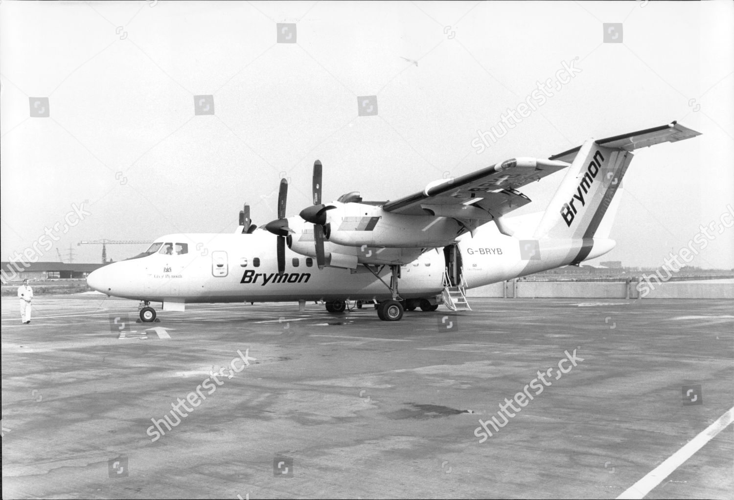 Dash 7 Aircraft Brymon Airlines De Editorial Stock Photo - Stock Image ...