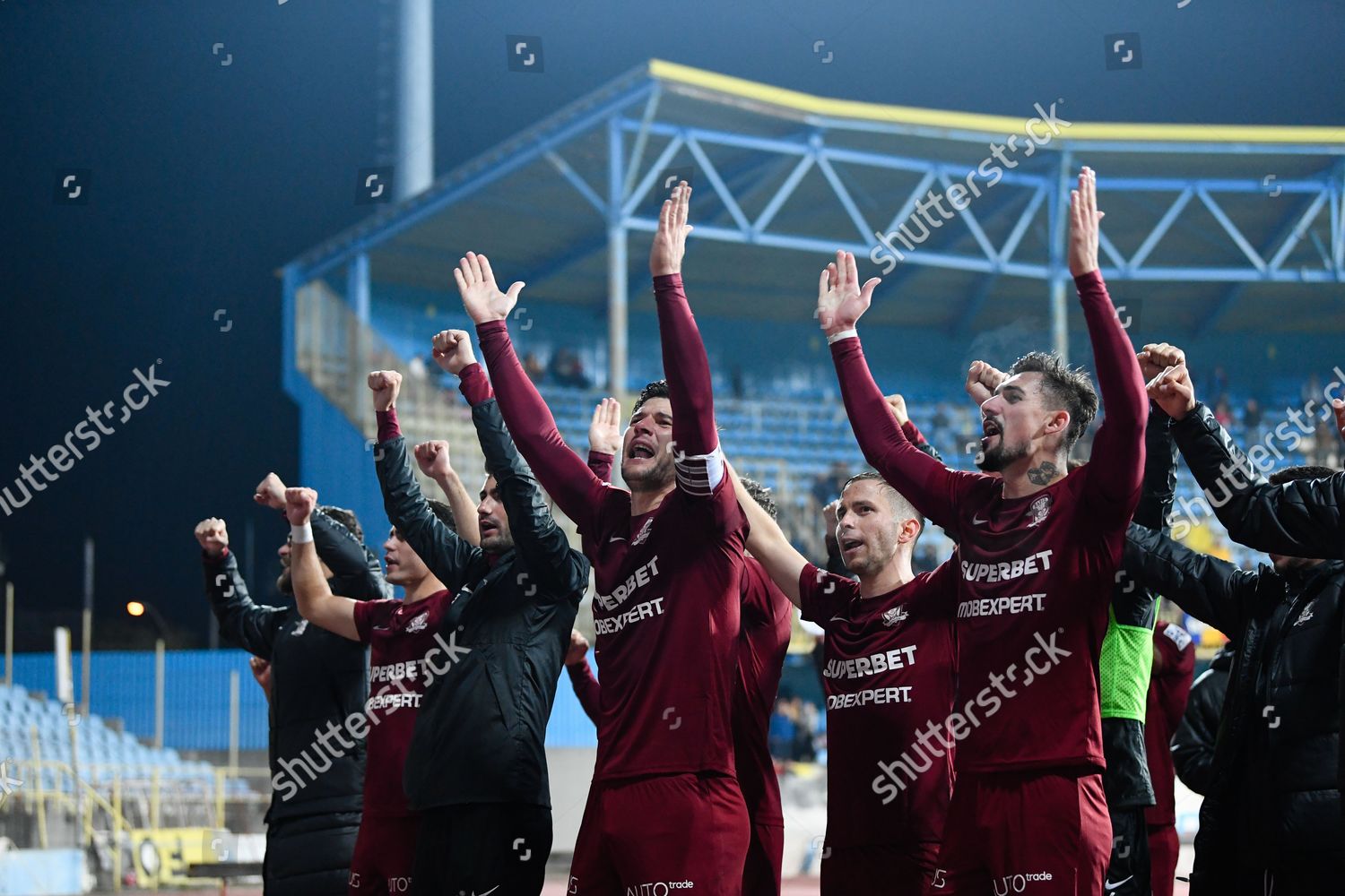 Players Fc Rapid Saluting Their Fans Editorial Stock Photo - Stock ...