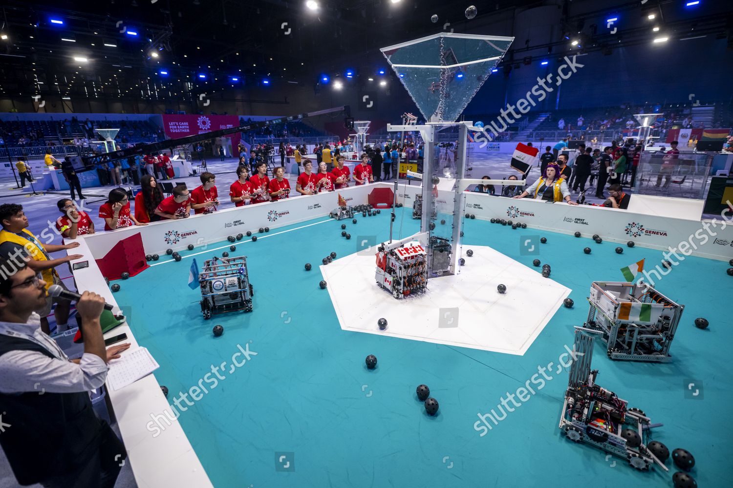 Robots Different Teams Compete During 6th Editorial Stock Photo - Stock ...