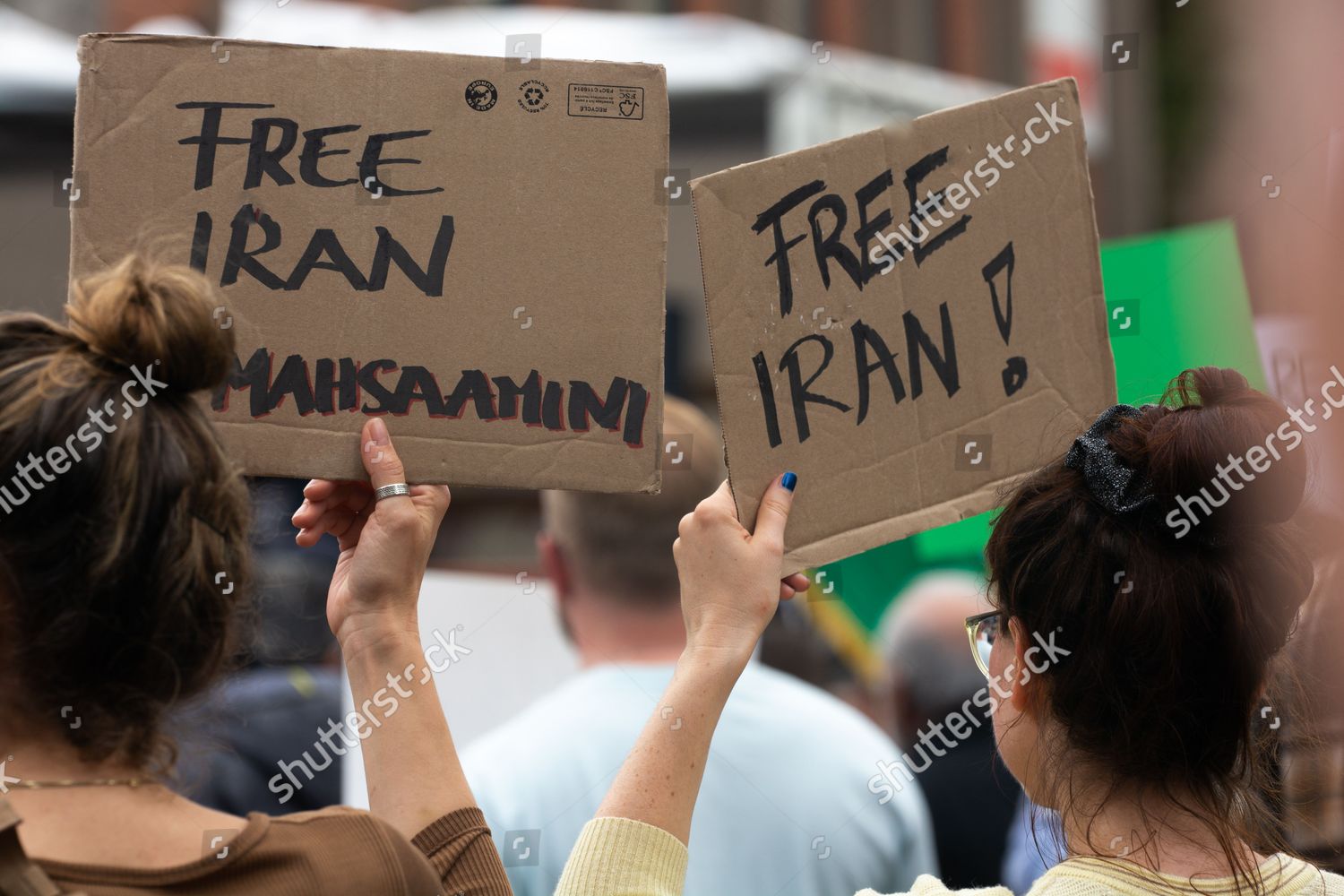 Free Iran Signs Seen During Demostration Editorial Stock Photo - Stock ...