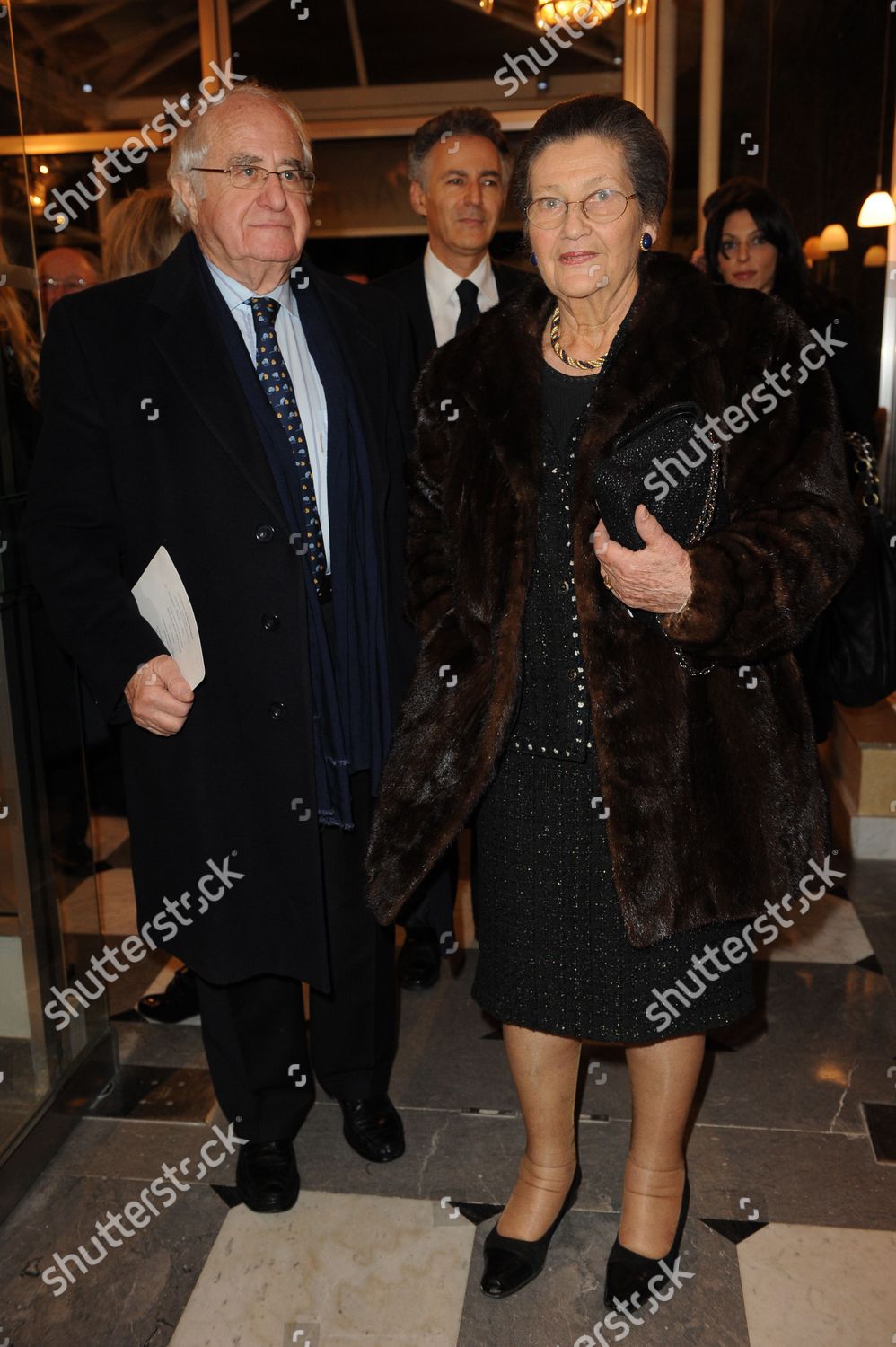 Antoine Simone Veil Attend Crif French Editorial Stock Photo - Stock ...