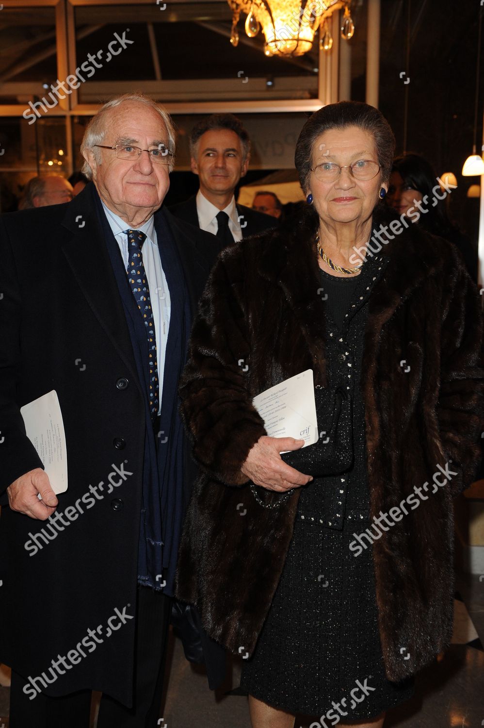Antoine Simone Veil Attend Crif French Editorial Stock Photo - Stock ...