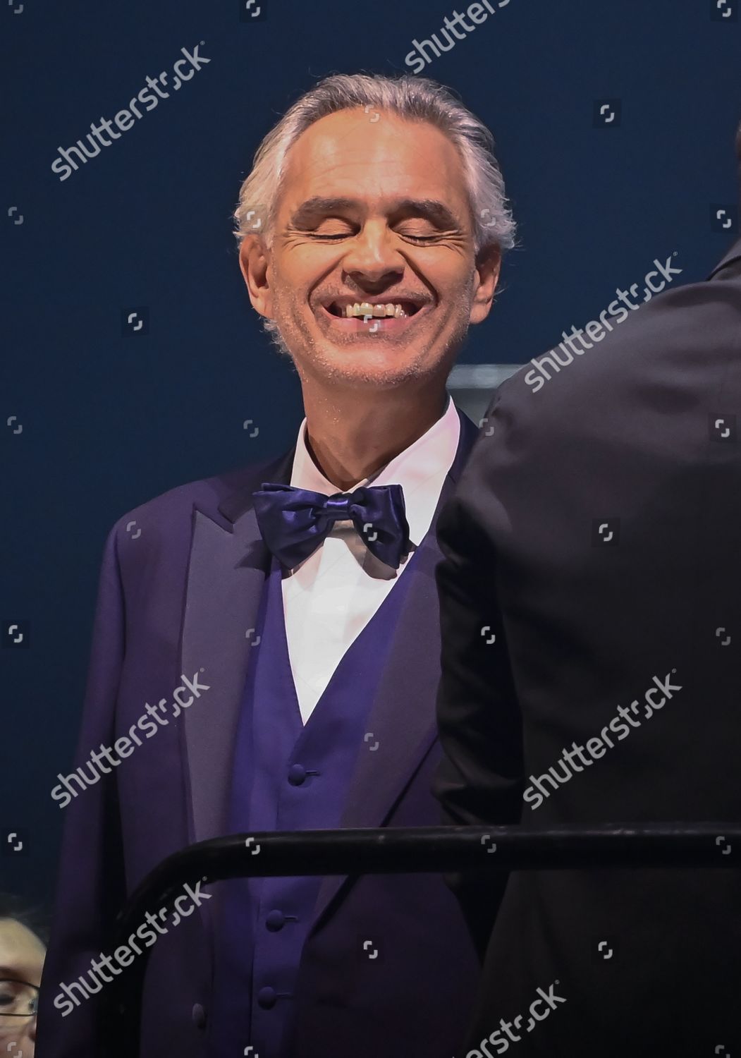 Italian Opera Singer Andrea Bocelli Performs Editorial Stock Photo ...