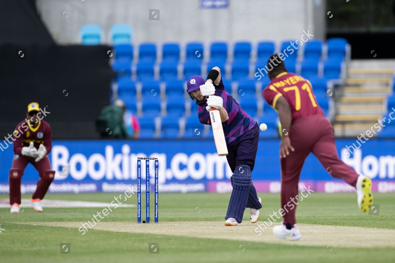 Michael Jones Scotland Bats During Icc Editorial Stock Photo - Stock ...
