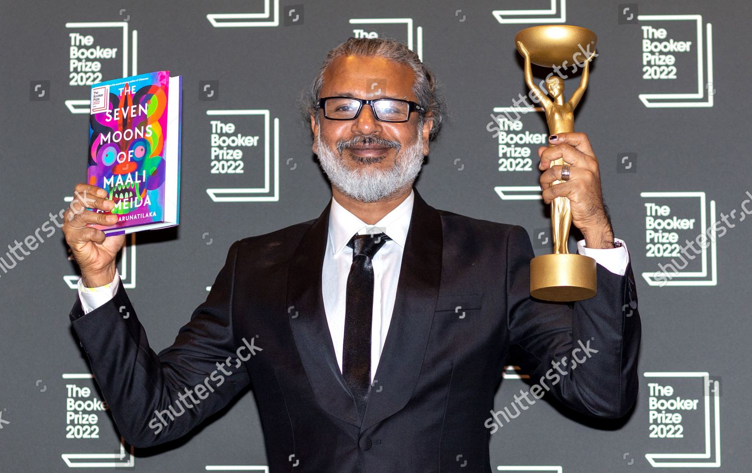 Shehan Karunatilaka Poses His Book Seven Editorial Stock Photo - Stock ...