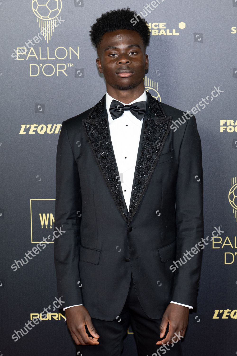 Bukayo Saka Arrives Ballon Dor 2022 Editorial Stock Photo - Stock Image ...