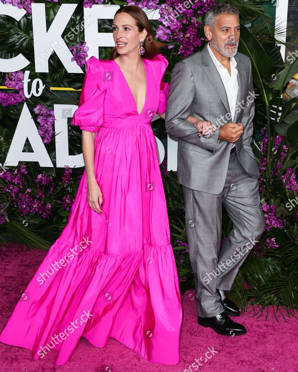 American Actress Julia Roberts Wearing Greta Editorial Stock Photo ...