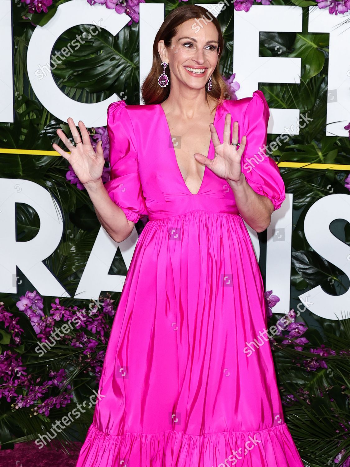 American Actress Julia Roberts Wearing Greta Editorial Stock Photo ...