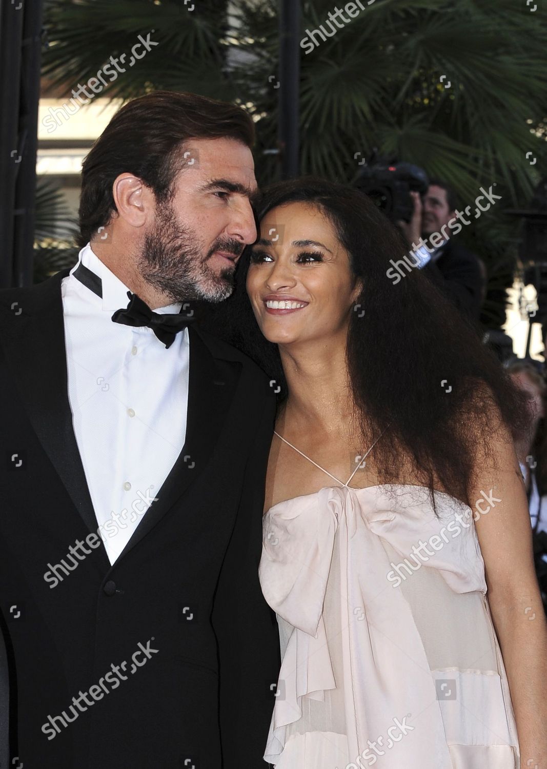 Actor Eric Cantona His Wife Rachida Editorial Stock Photo - Stock Image ...