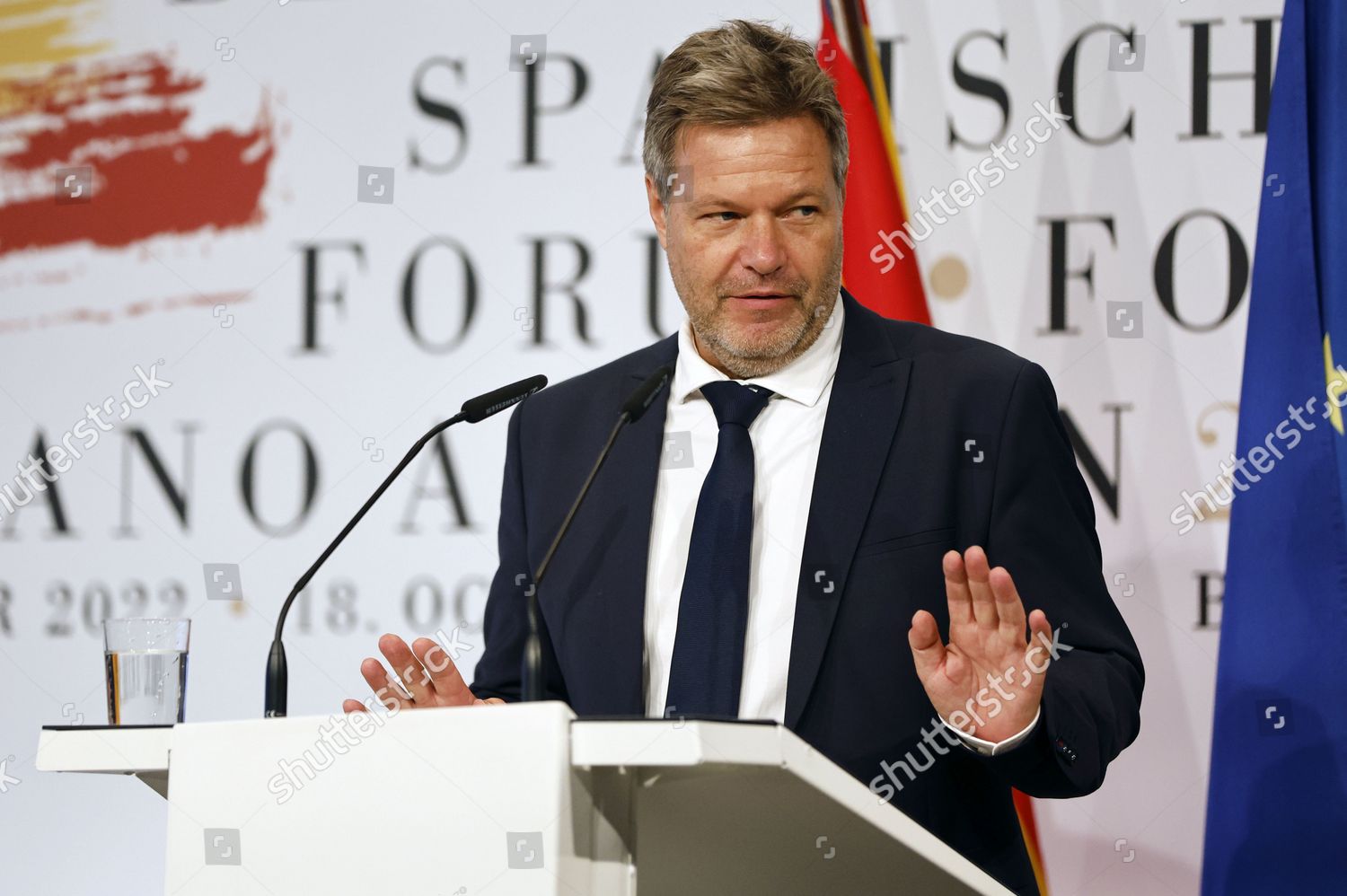 Federal Minister Economics Robert Habeck Visiting Editorial Stock Photo ...