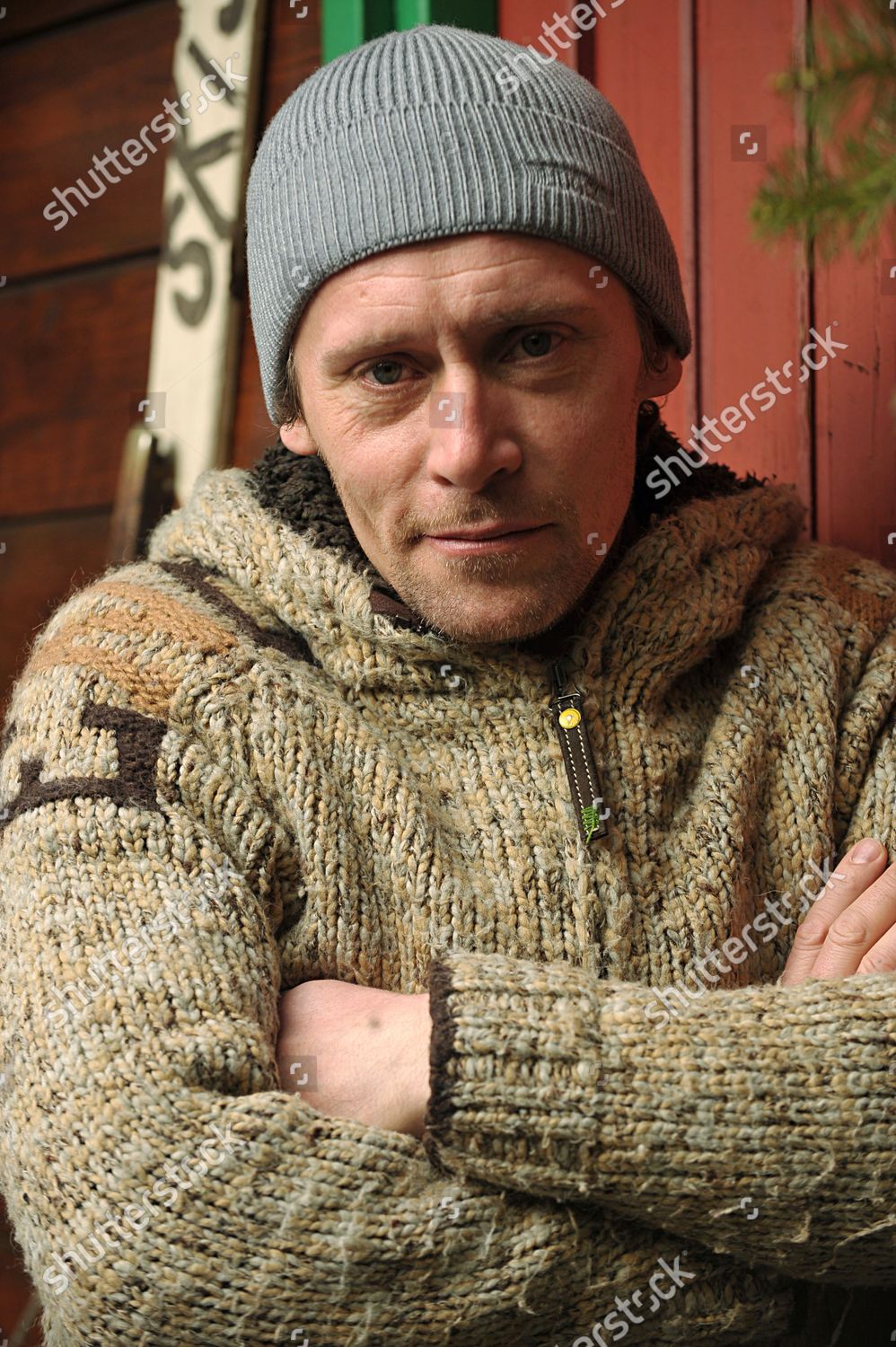 Exclusive French Actor Francis Renaud Poses Editorial Stock Photo ...
