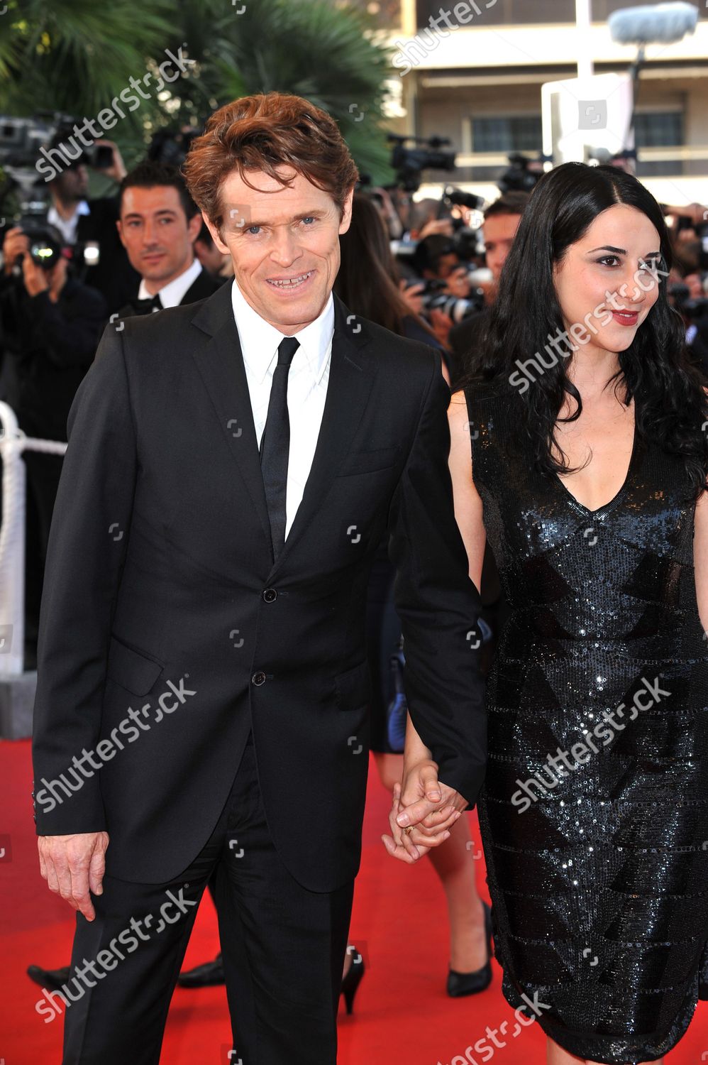 Willem Dafoe His Girlfriend Arriving Screening Editorial Stock Photo ...