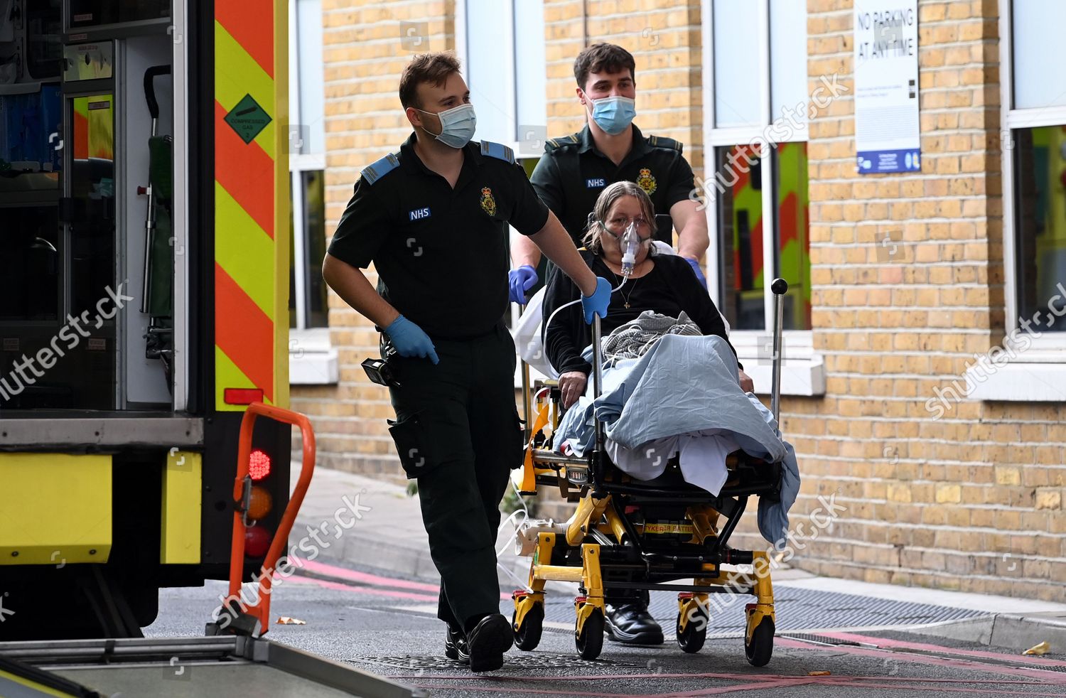 Nhs Staff Patient Hospital London Britain Editorial Stock Photo - Stock ...