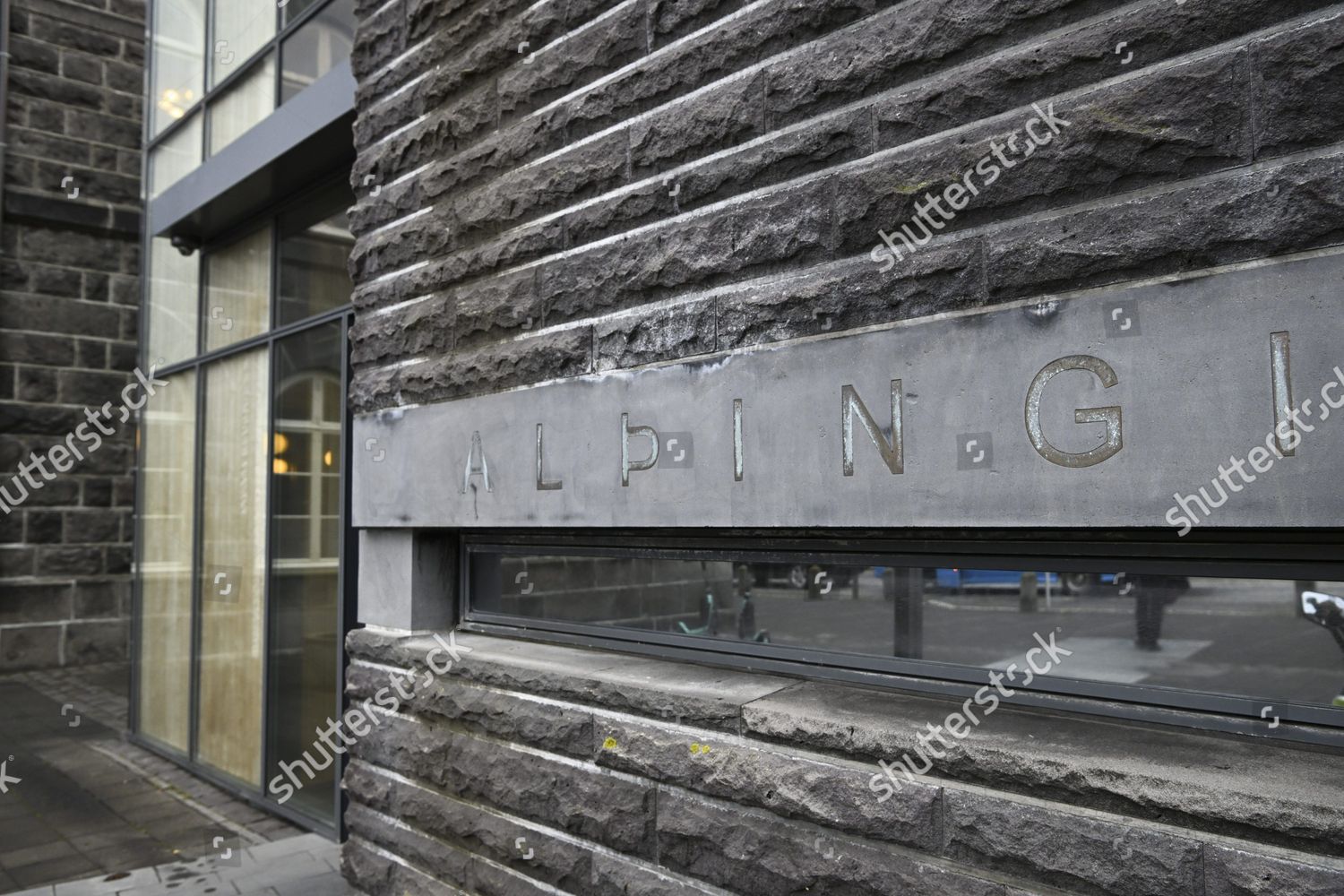Althingi Parliament Iceland Reykjavik Iceland On Editorial Stock Photo ...
