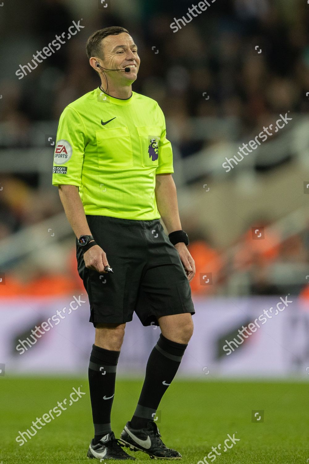 Tony Harrington Referee During Premier League Editorial Stock Photo ...