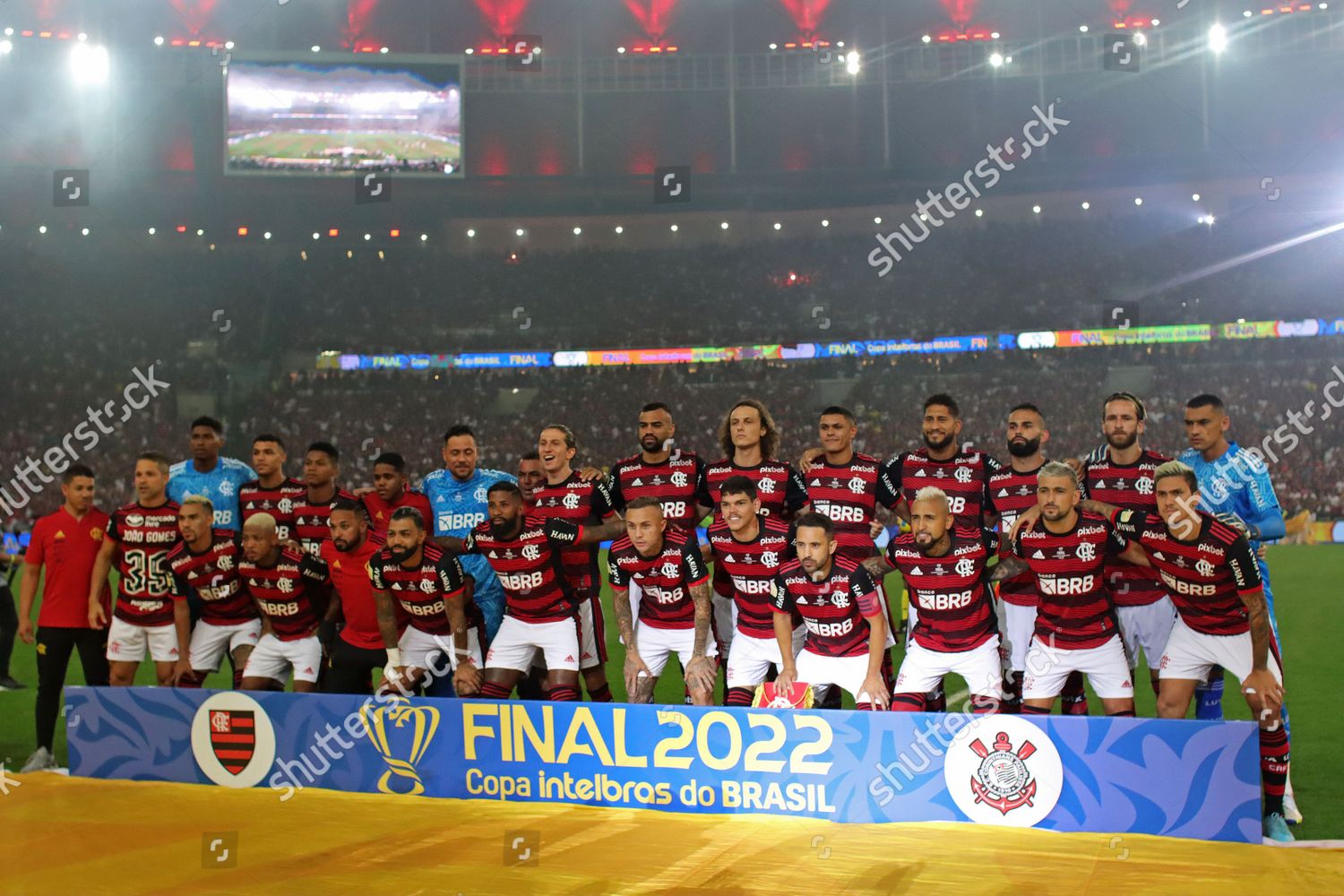 Flamengo Players Pose Official Photo Moments Editorial Stock Photo ...