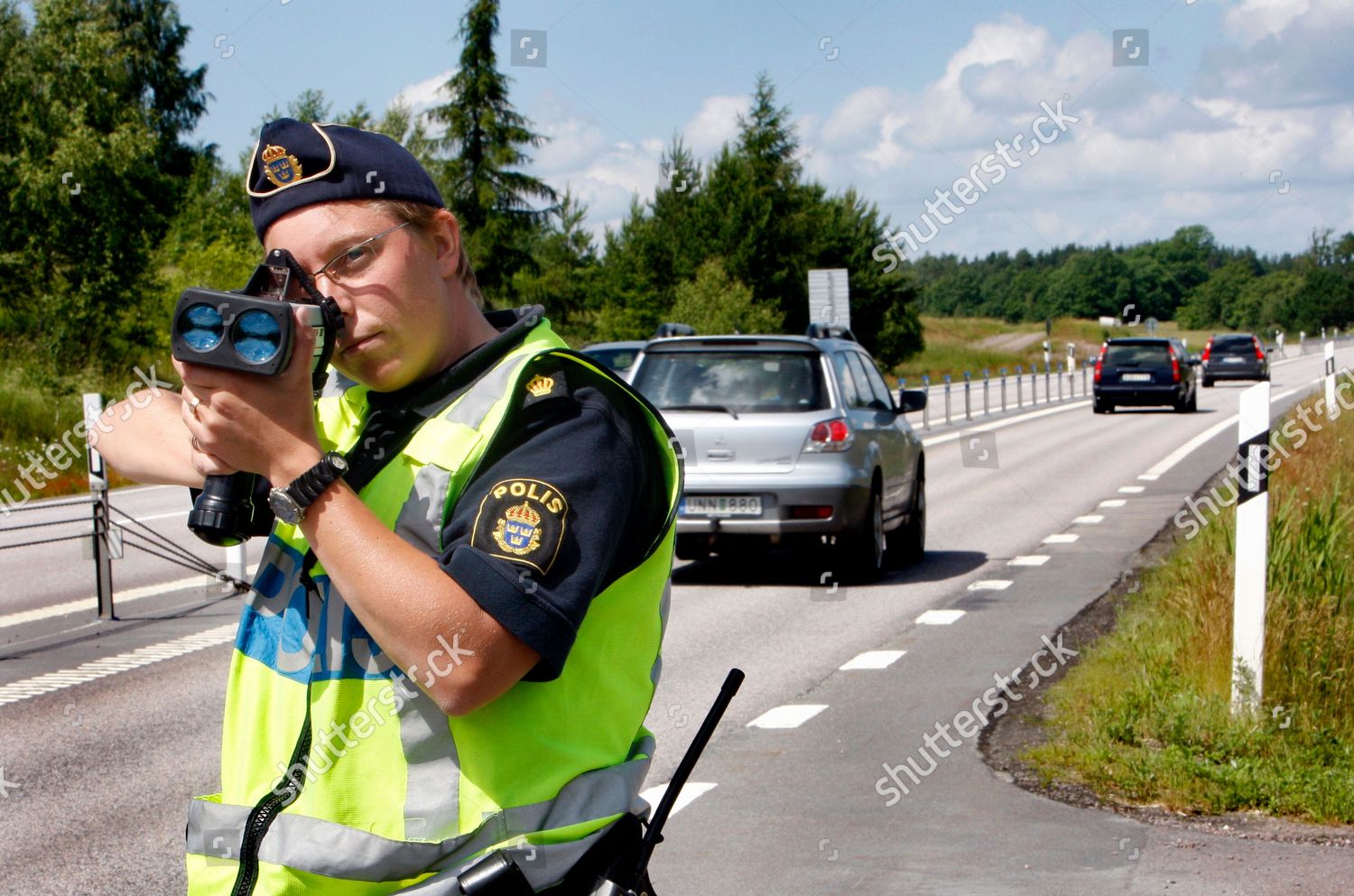 Police Monitor Speed Editorial Stock Photo - Stock Image | Shutterstock