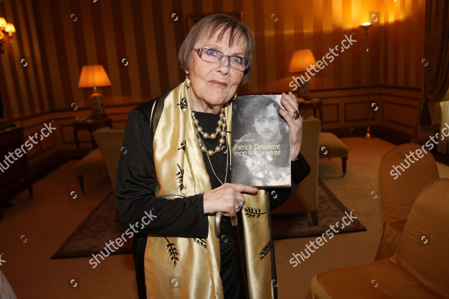 Patrick Dewaeres Mother Mado Maurin During Editorial Stock Photo ...