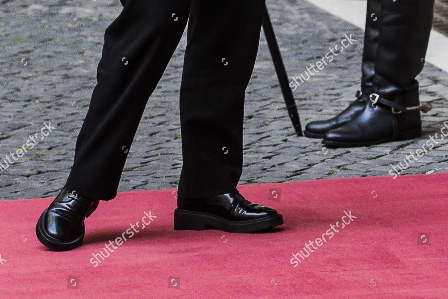 Italian Prime Minister Giorgia Meloni Wearing Editorial Stock Photo ...
