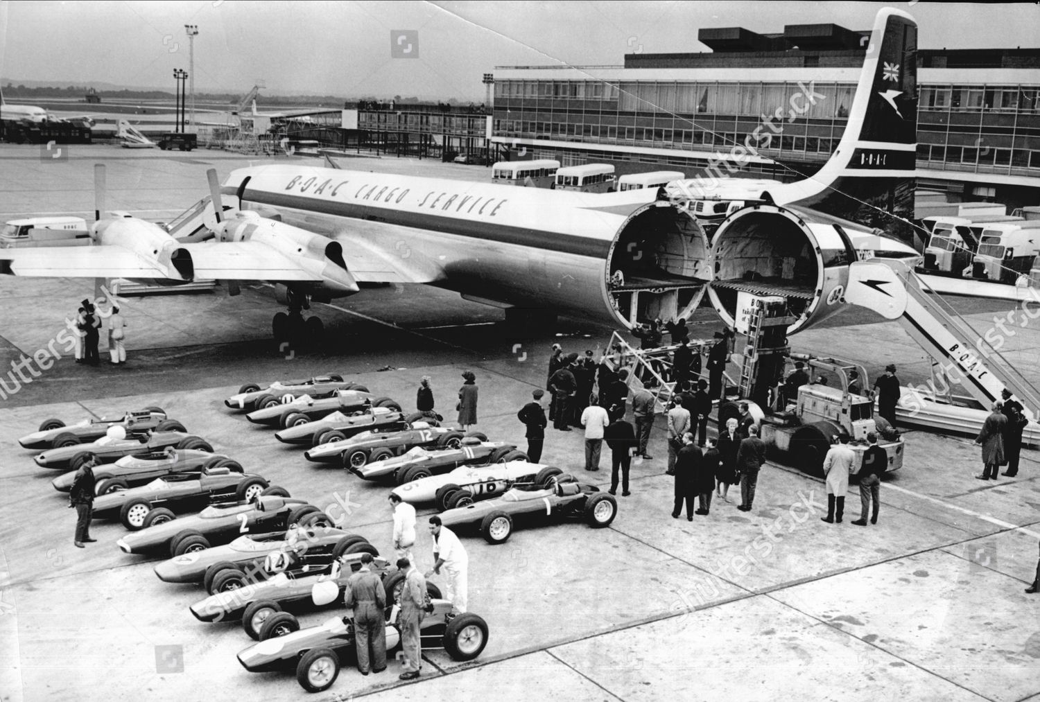 Boac Canadair Cl44 Airlcraft 19 British Editorial Stock Photo - Stock ...