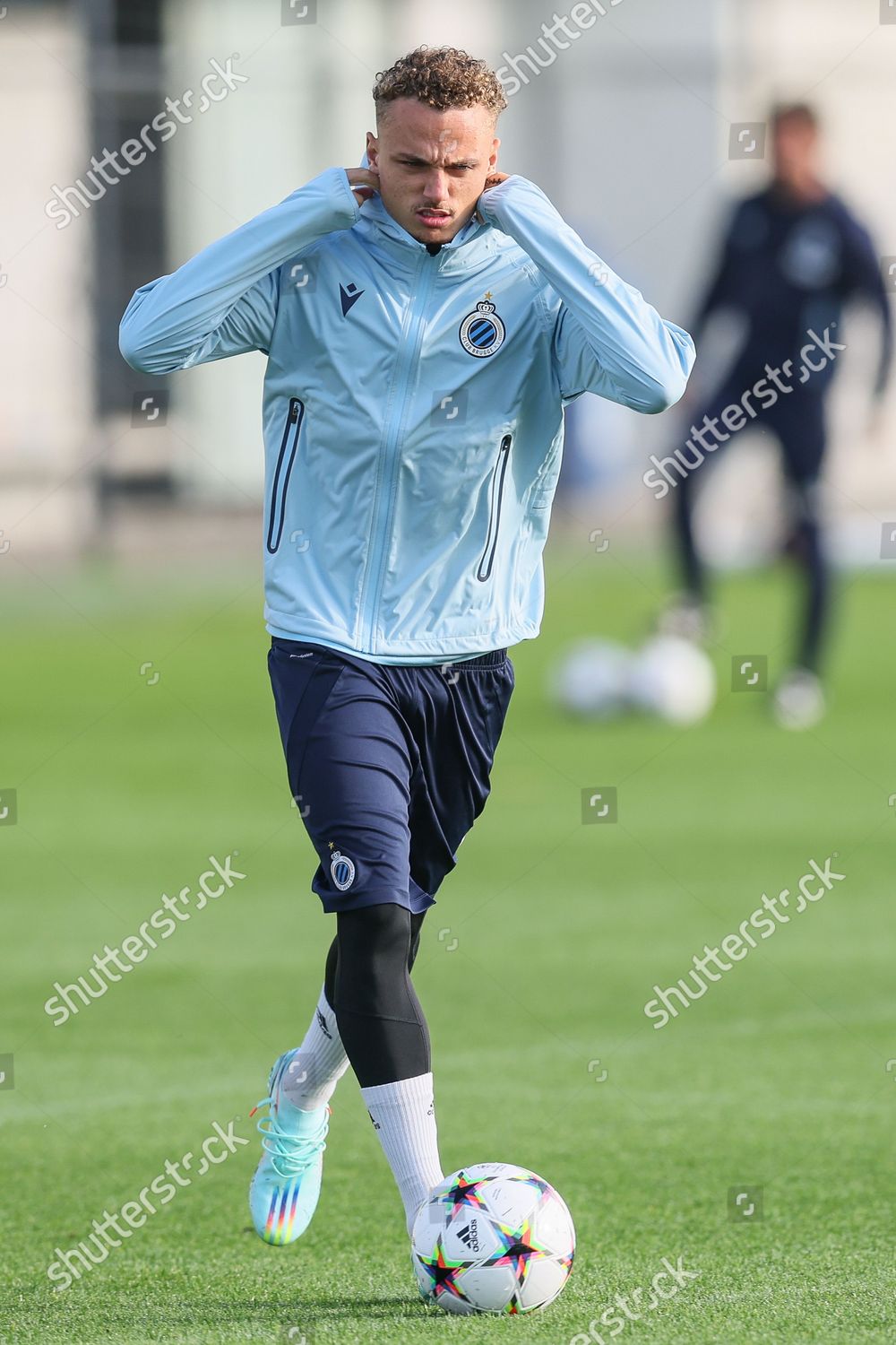 Clubs Noa Lang Pictured During Training Editorial Stock Photo - Stock ...