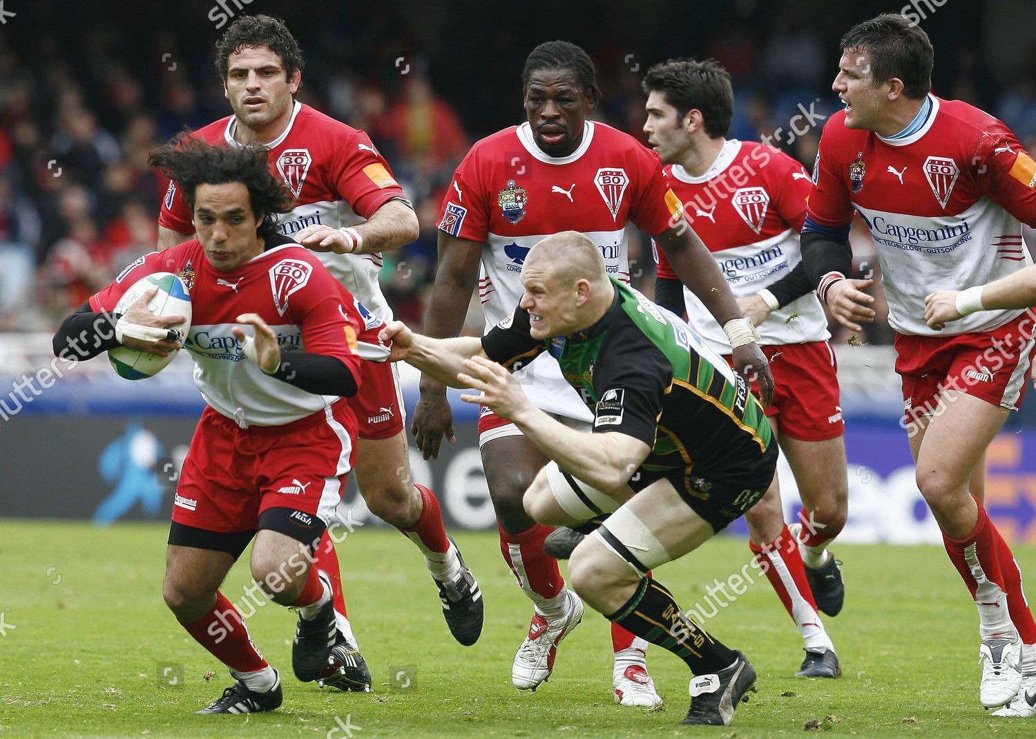 Biarritz Olympiques Mohamed Dridi Action During Editorial Stock Photo ...