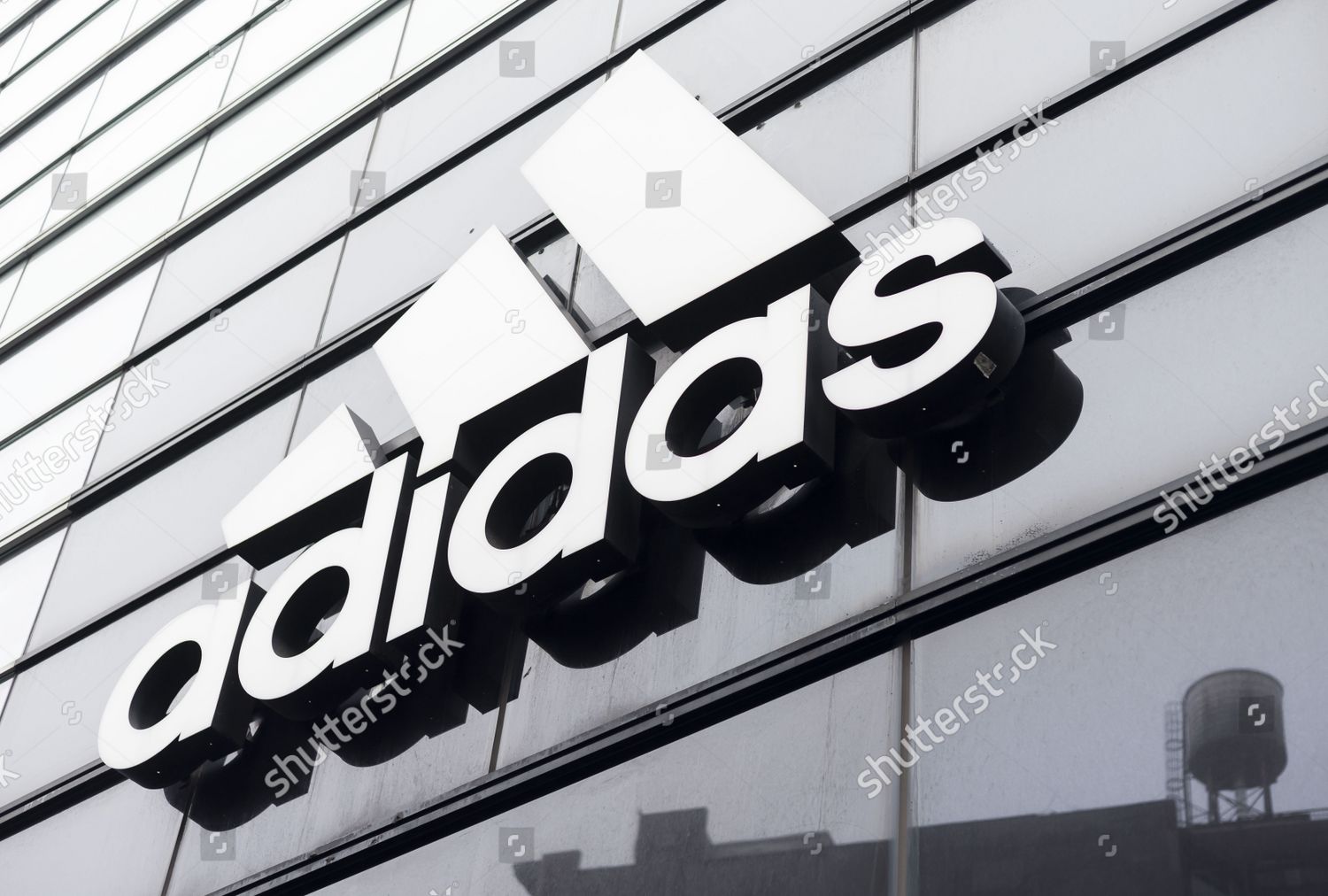 Signage On Adidas Store New York Editorial Stock Photo - Stock Image ...