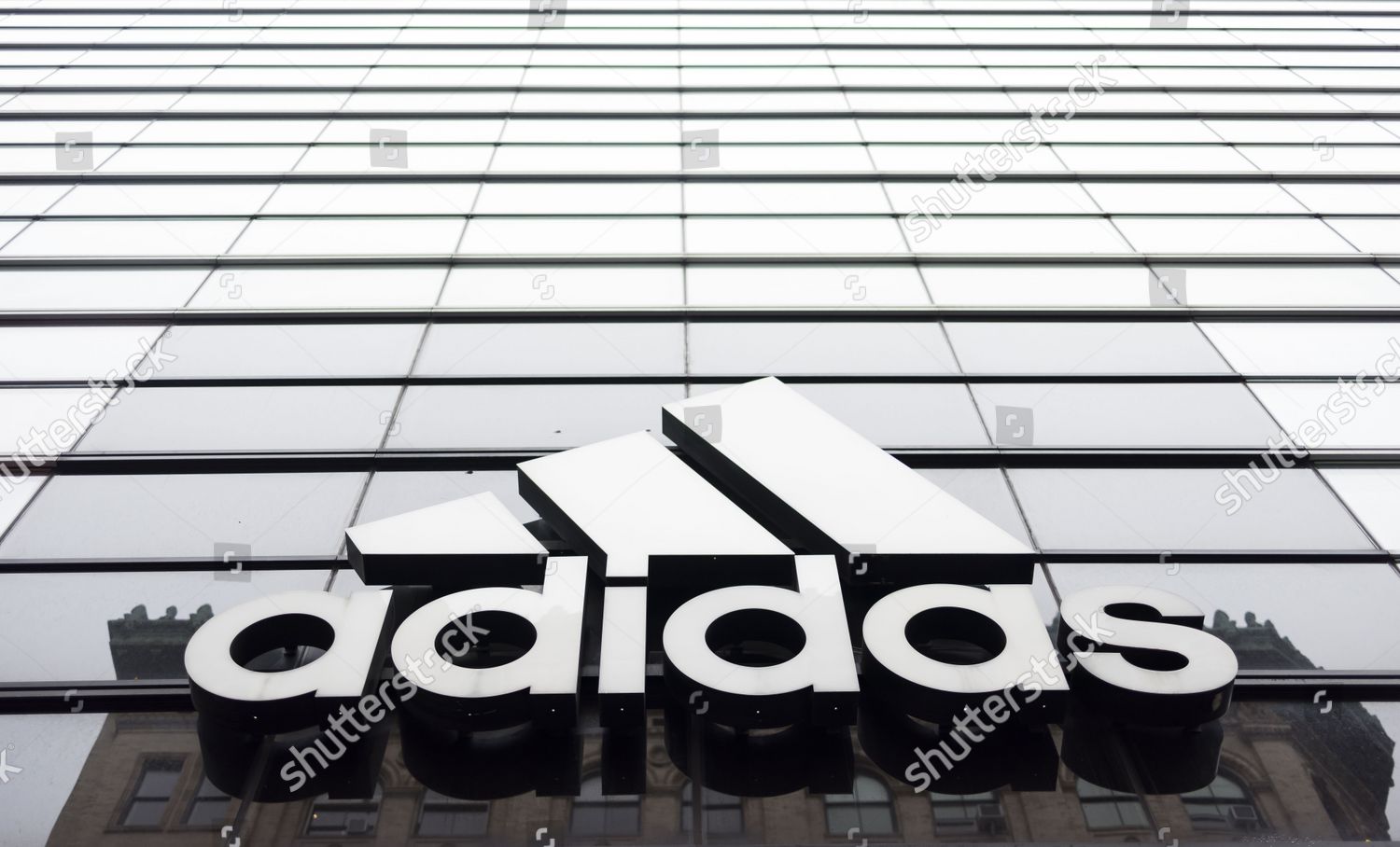 Signage On Adidas Store New York Editorial Stock Photo - Stock Image ...