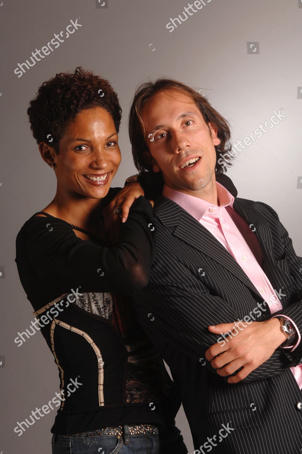 Frances Yohan Diniz Christine Arron Pose Editorial Stock Photo - Stock ...