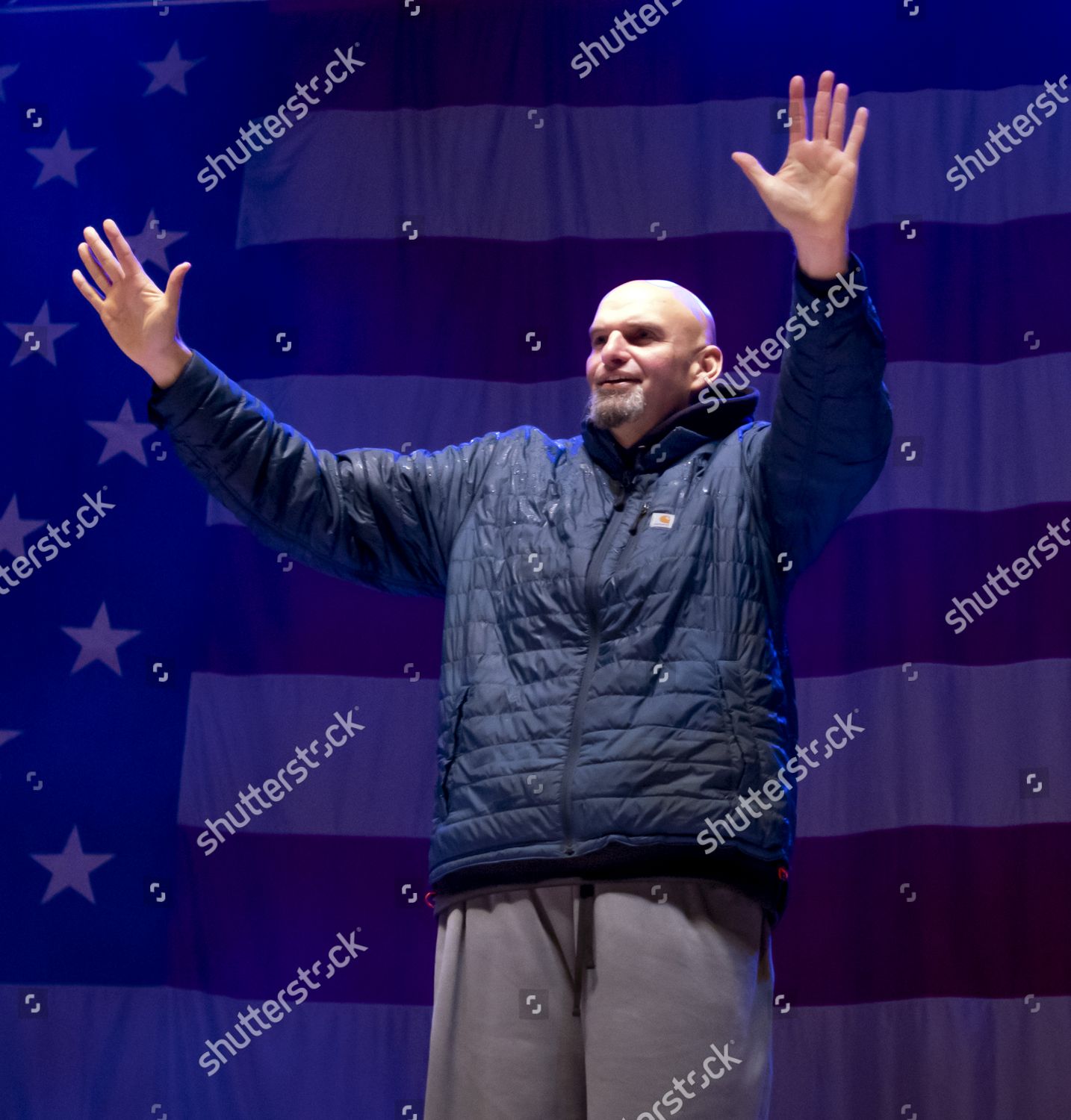 Democratic Candidate Senate John Fetterman His Editorial Stock Photo ...