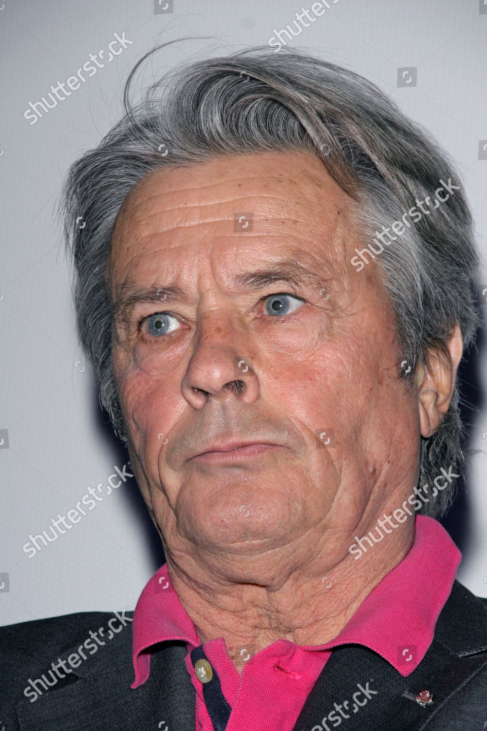 Legendary French Actor Alain Delon Attends Editorial Stock Photo ...