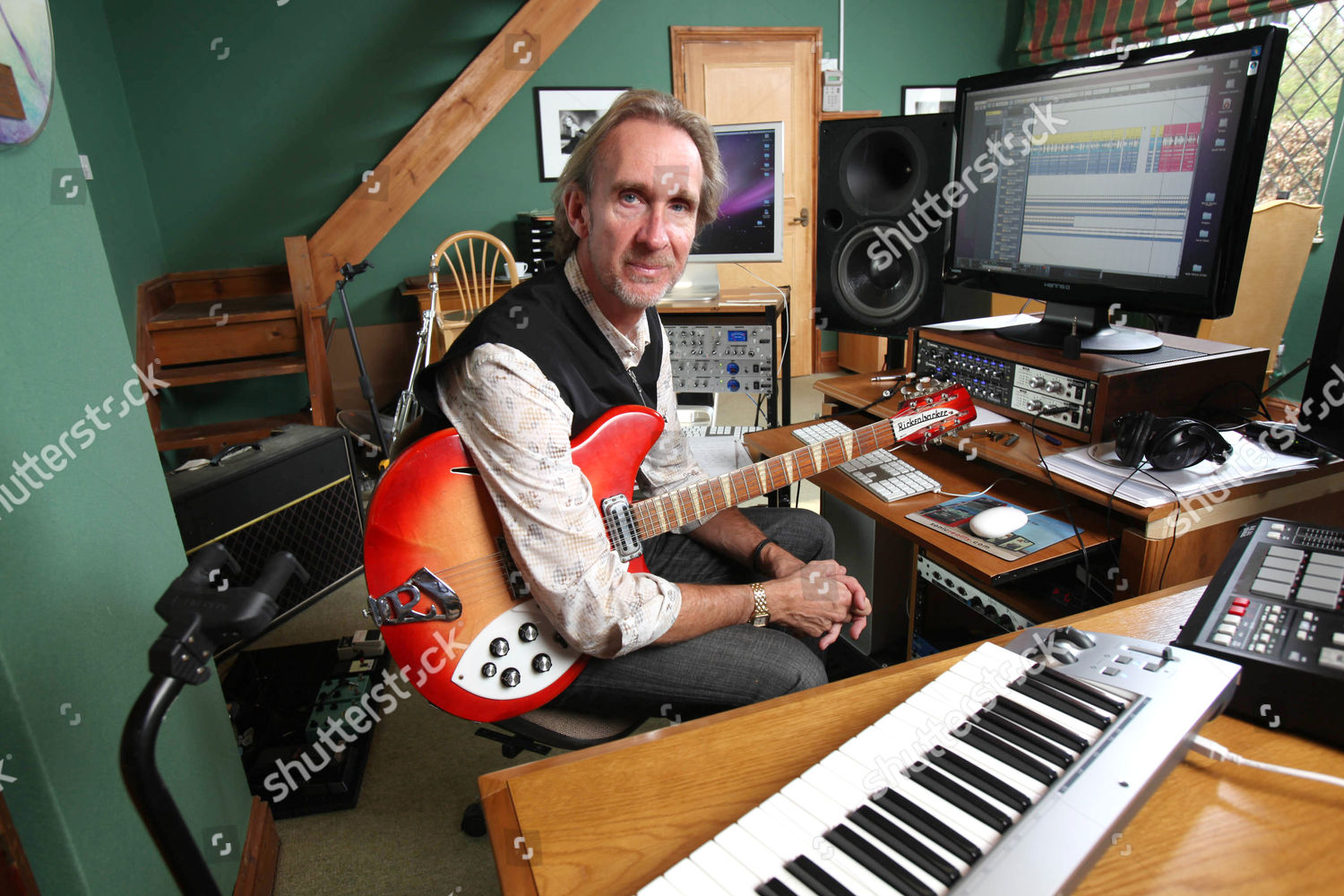 Mike Rutherford His Home Studio Editorial Stock Photo - Stock Image ...