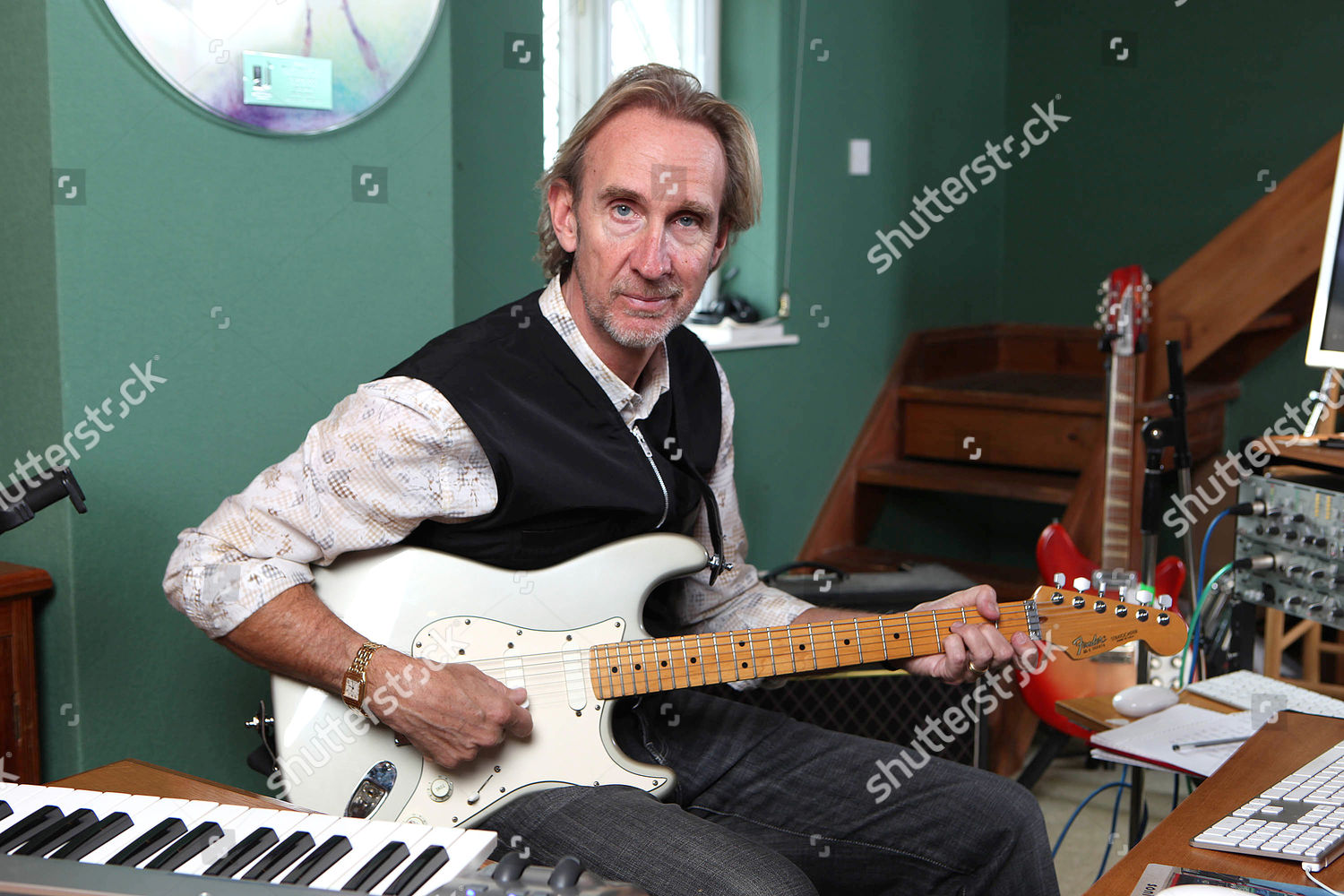 Mike Rutherford His Home Studio Editorial Stock Photo - Stock Image ...