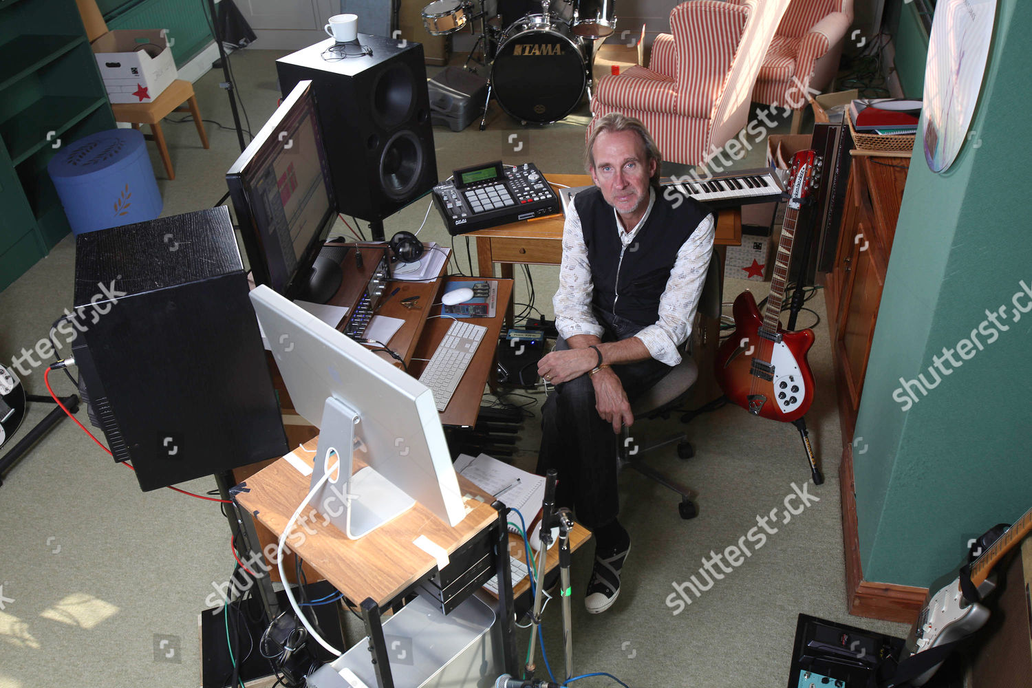 Mike Rutherford His Home Studio Editorial Stock Photo - Stock Image ...