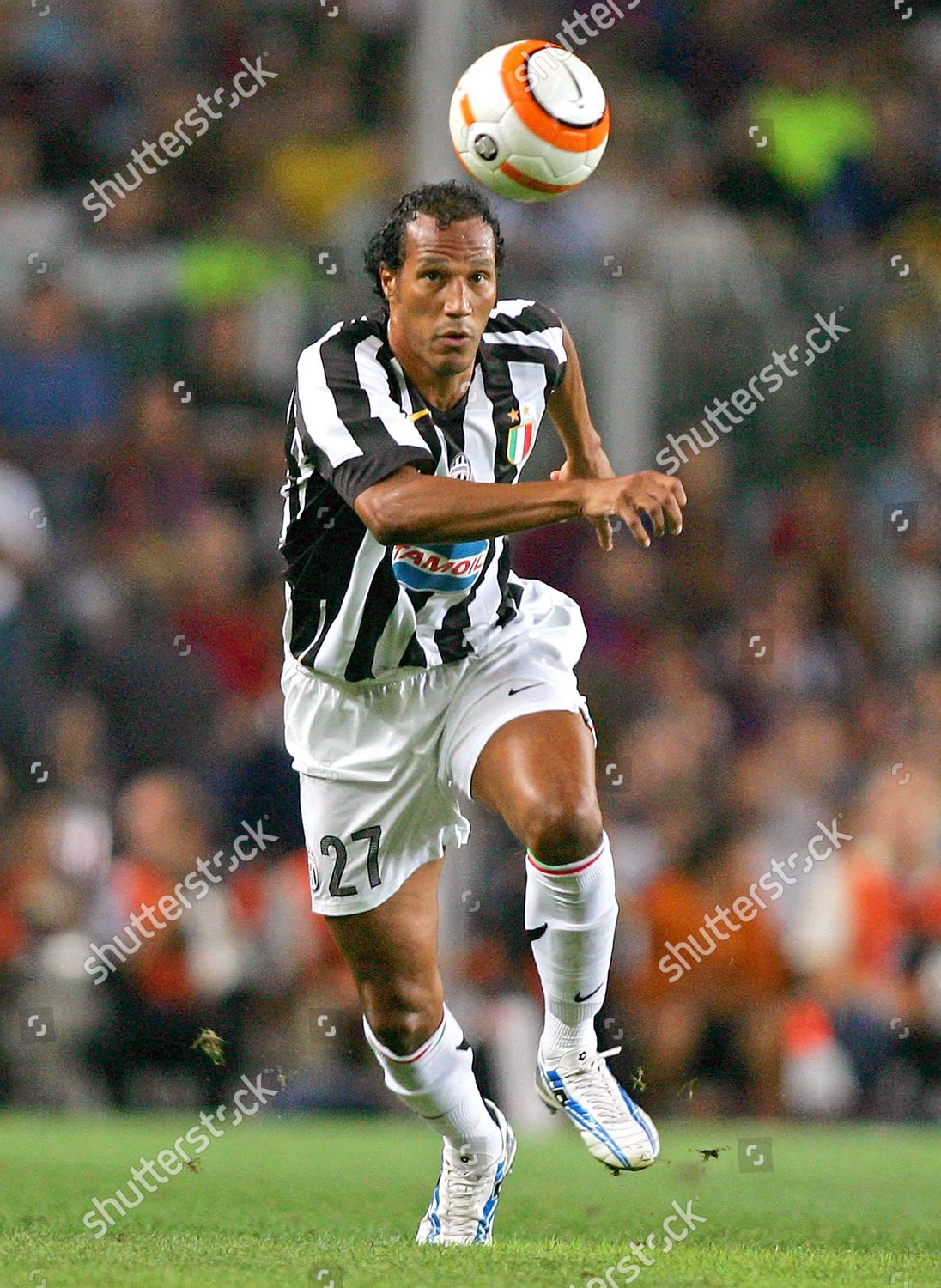 Juventus Jonathan Zebina During Friendly Soccer Editorial Stock Photo ...