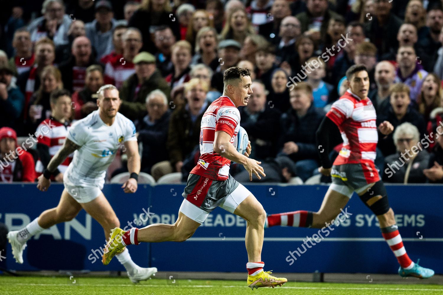 Charlie Chapman Gloucester Rugby Scores His Editorial Stock Photo ...