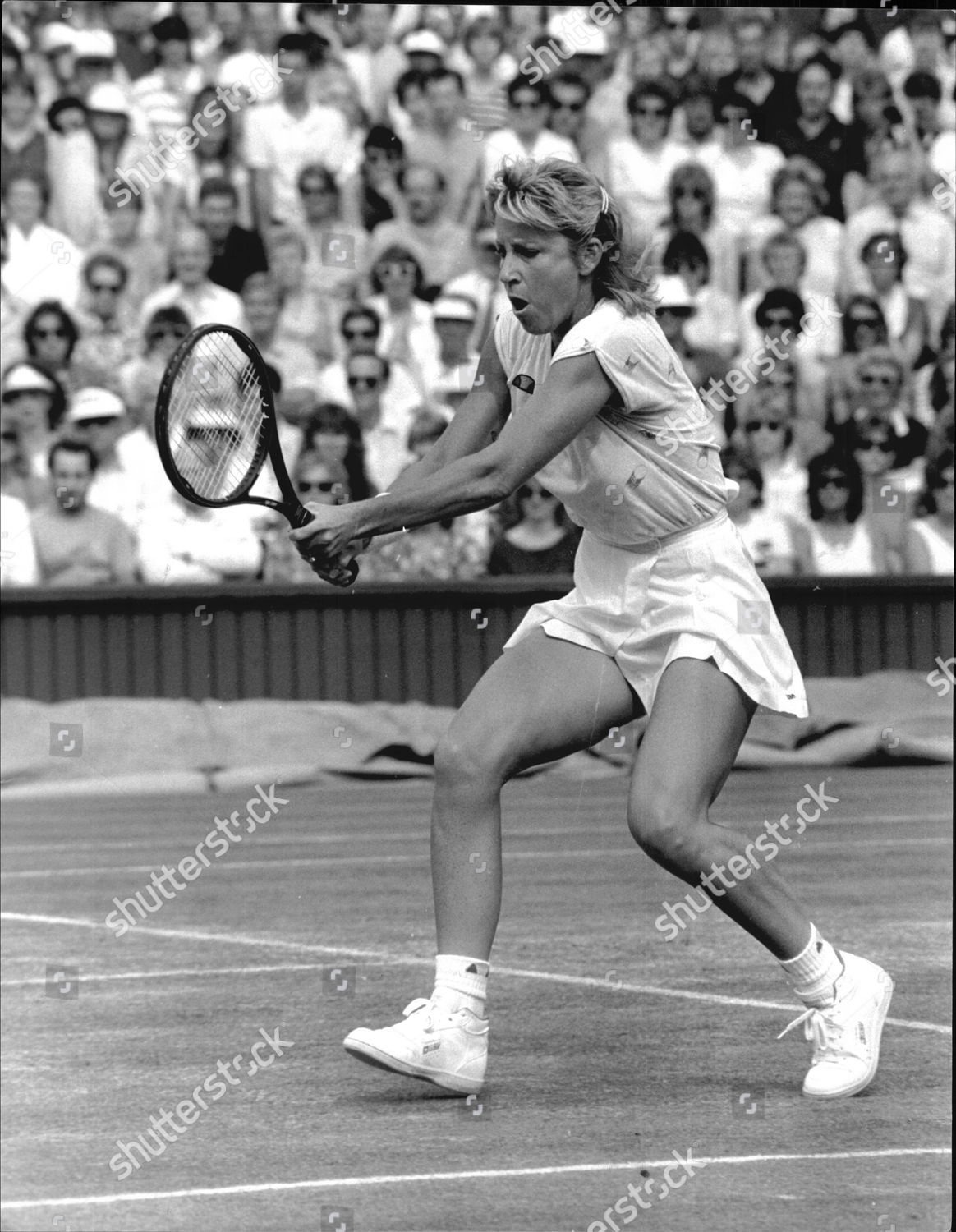 Chris Evert Tennis Player Pictured Wimbledon Editorial Stock Photo ...