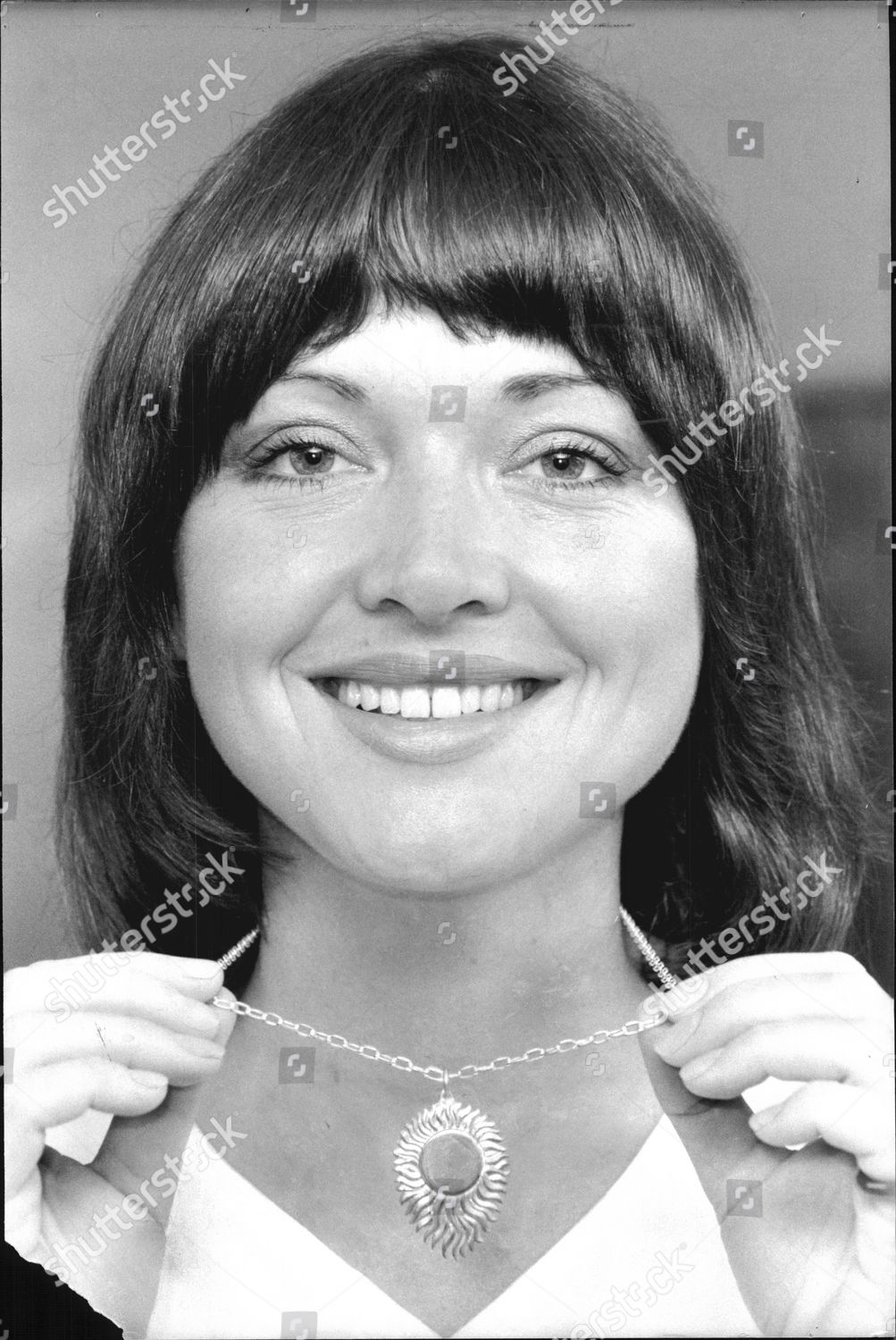 Anna Ford Newsreader Wearing Necklace After Editorial Stock Photo ...
